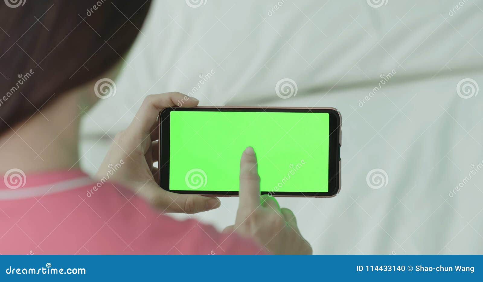Woman take cell phone stock photo. Image of blank, copy - 114433140