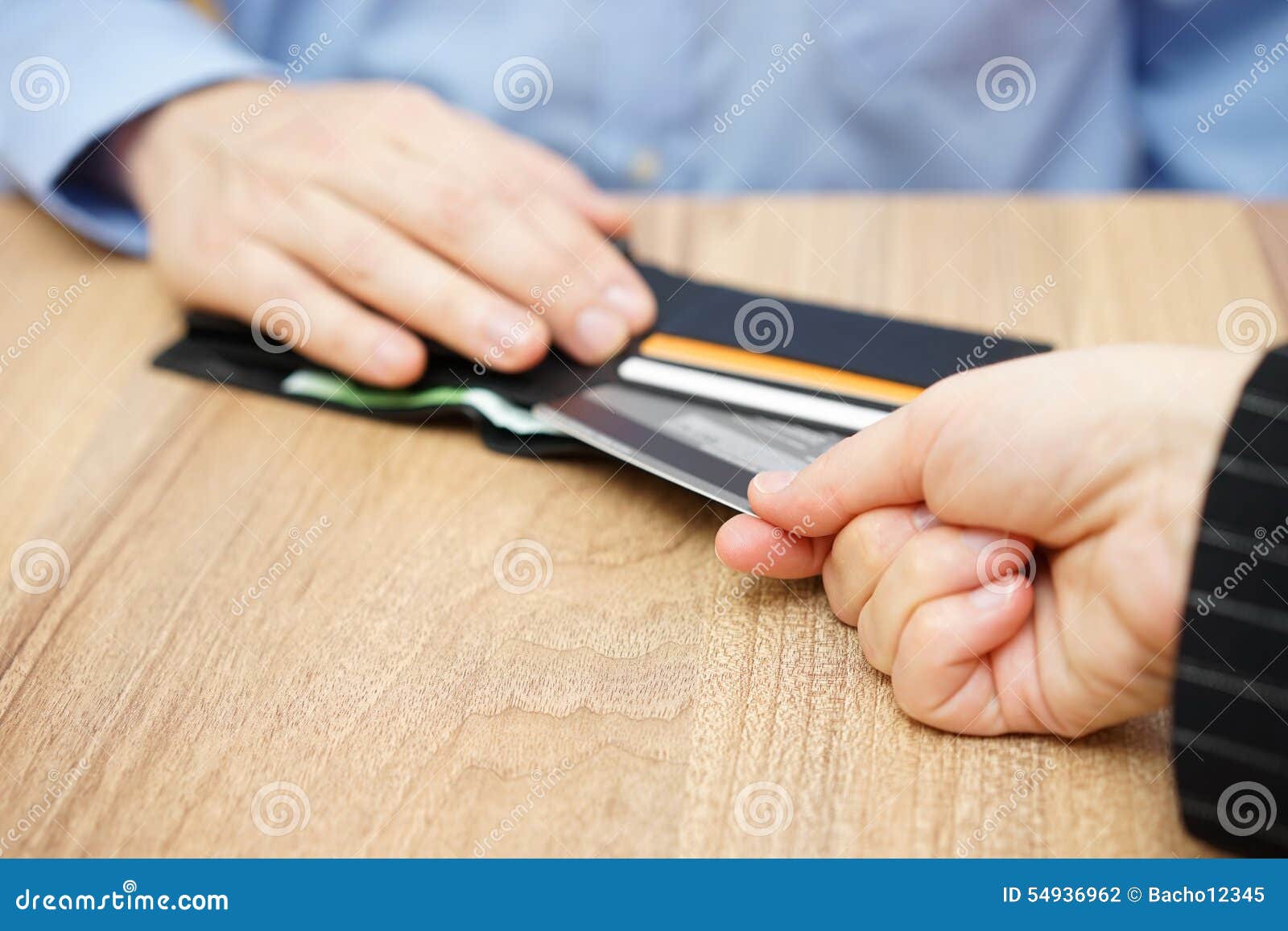 Woman Take Credit Card from Man Stock Photo - Image of credit, marriage ...