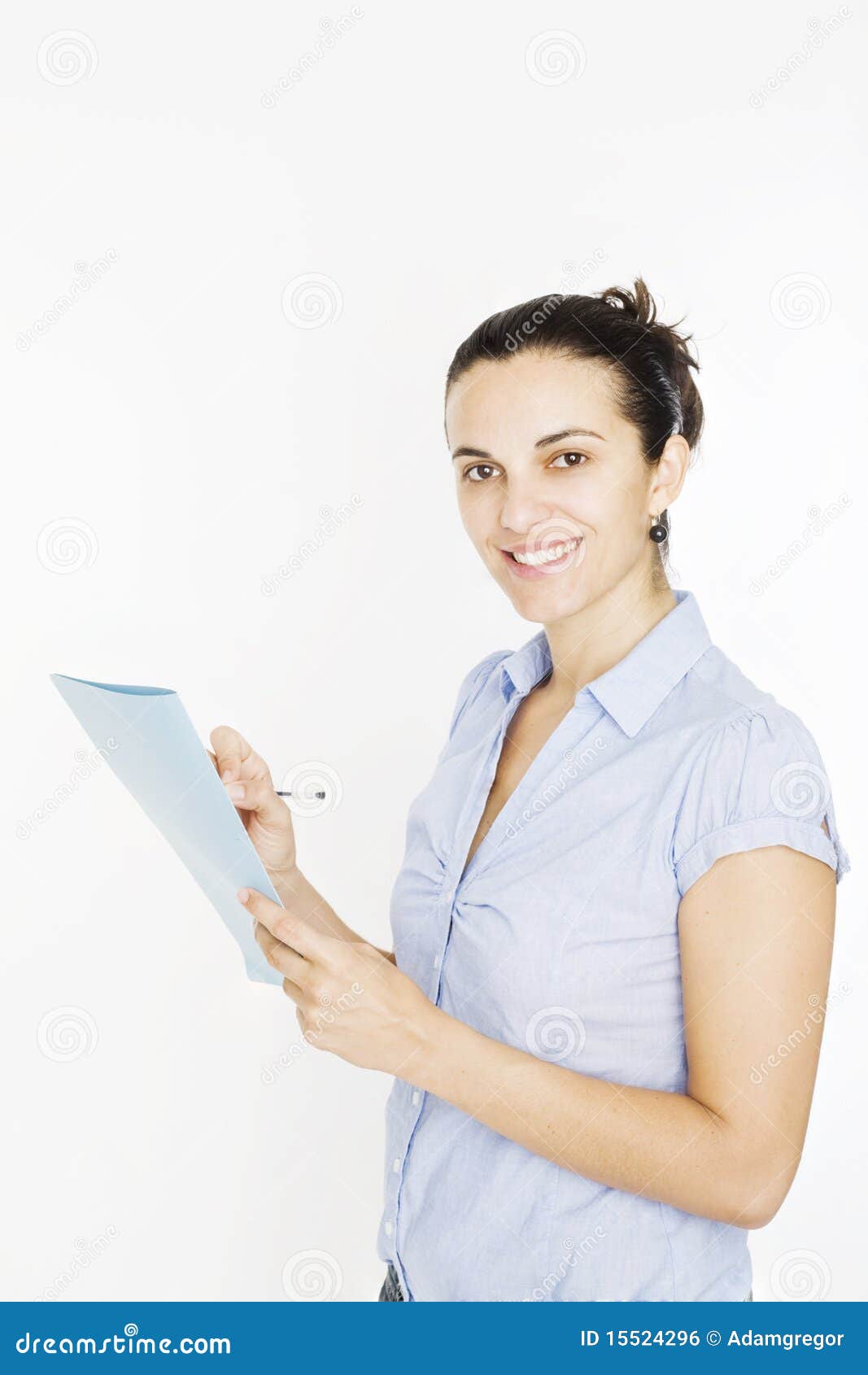 Woman taking note stock photo. Image of professional - 15524296