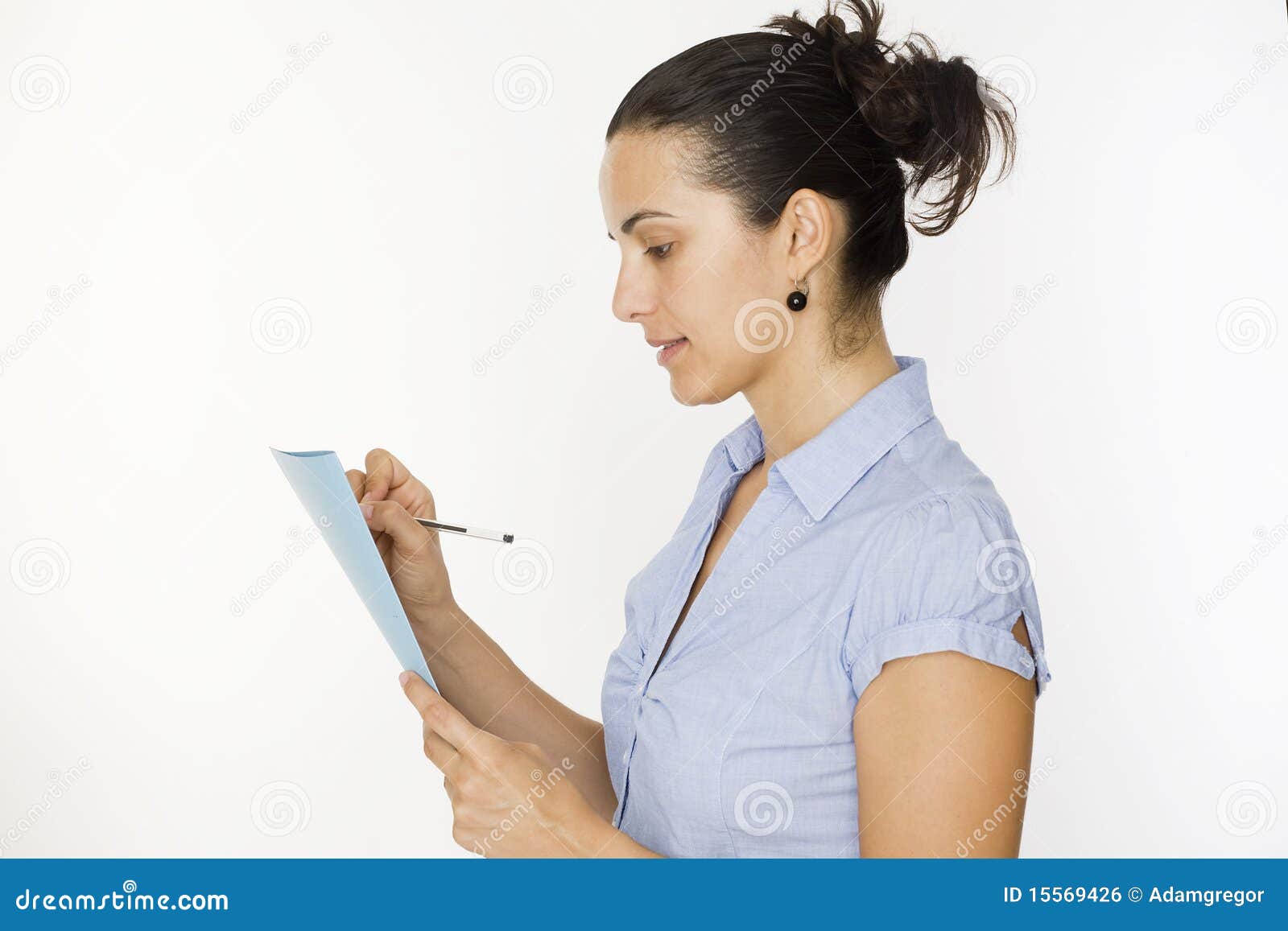 Woman taking note stock photo. Image of plan, white, female - 15569426