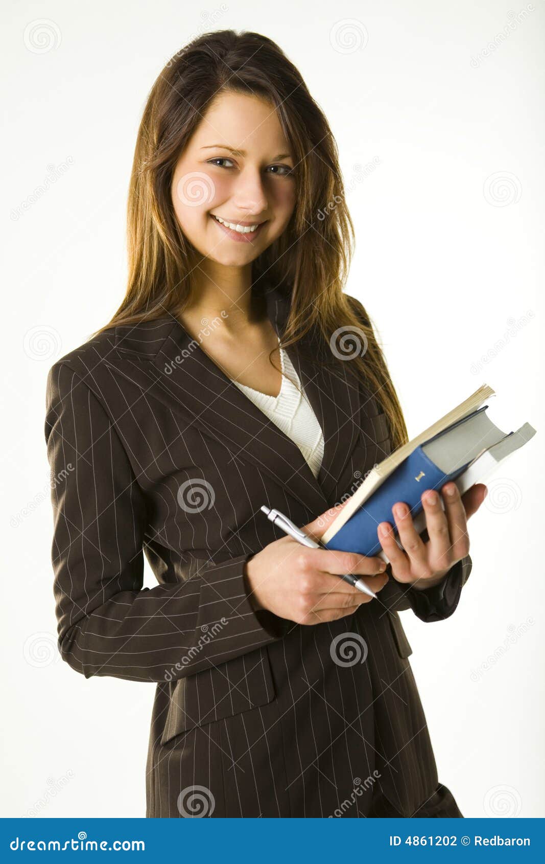 Woman taking notes stock photo. Image of beauty, business - 4861202