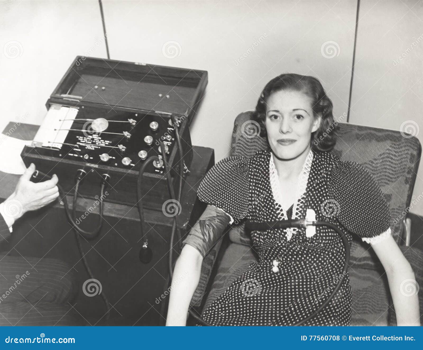 Man's Hand With Polygraph Electrodes Stock Photography | CartoonDealer ...