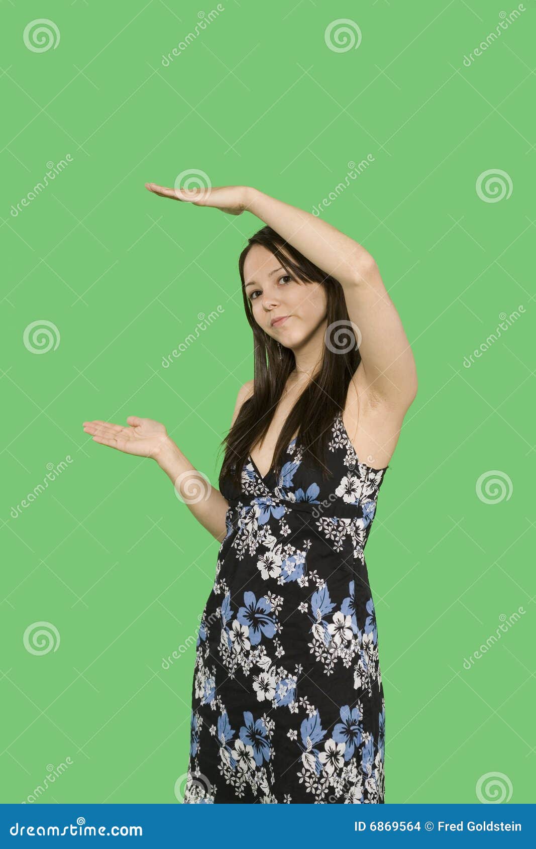 Woman taking a pose stock photo. Image of hand, isolated - 6869564