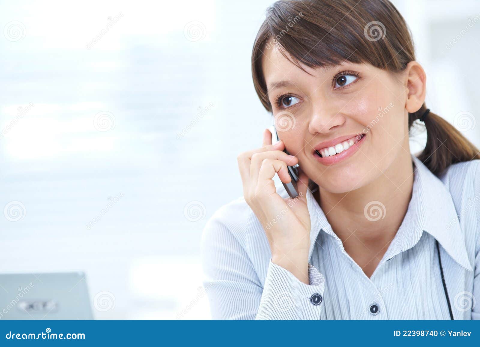 Woman talk the phone stock photo. Image of confidence - 22398740