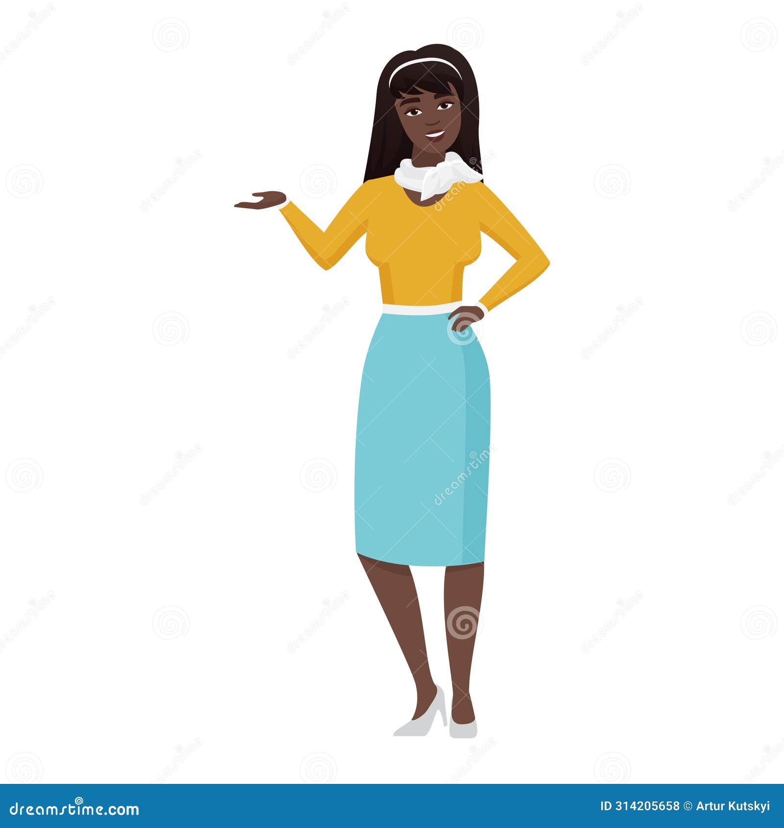 Woman Teaching Swot Marketing Analysis Strategy On Whiteboard With ...