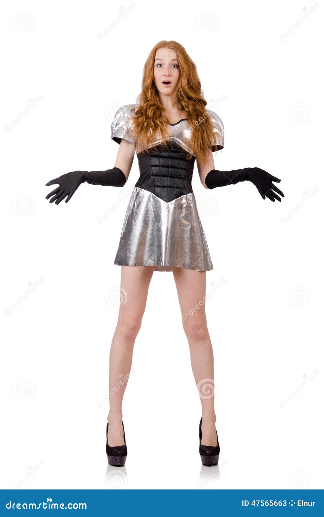 Woman in Tech Concept Isolated Stock Image - Image of modern, female ...