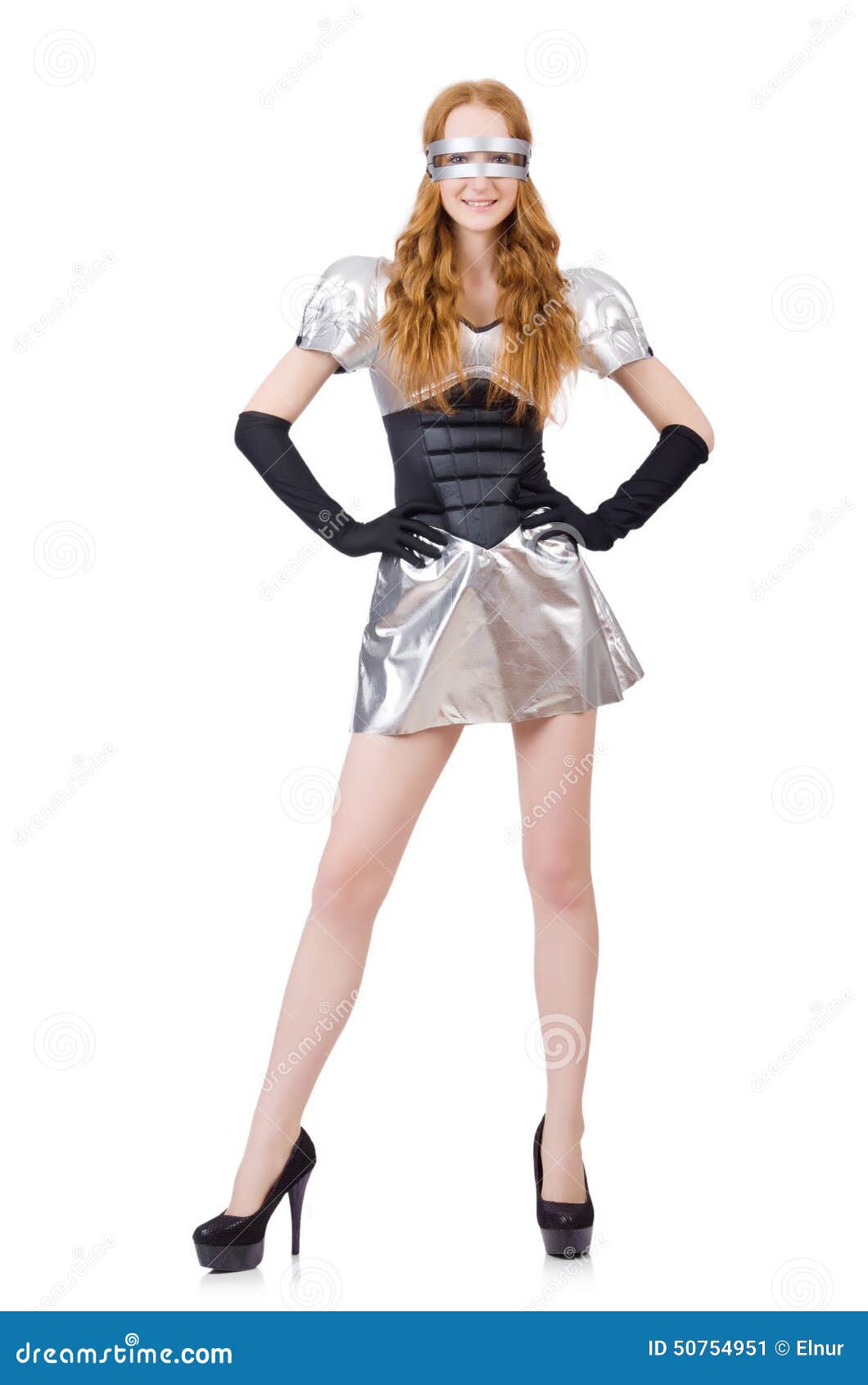 Woman in tech concept stock image. Image of head, cyborg - 50754951