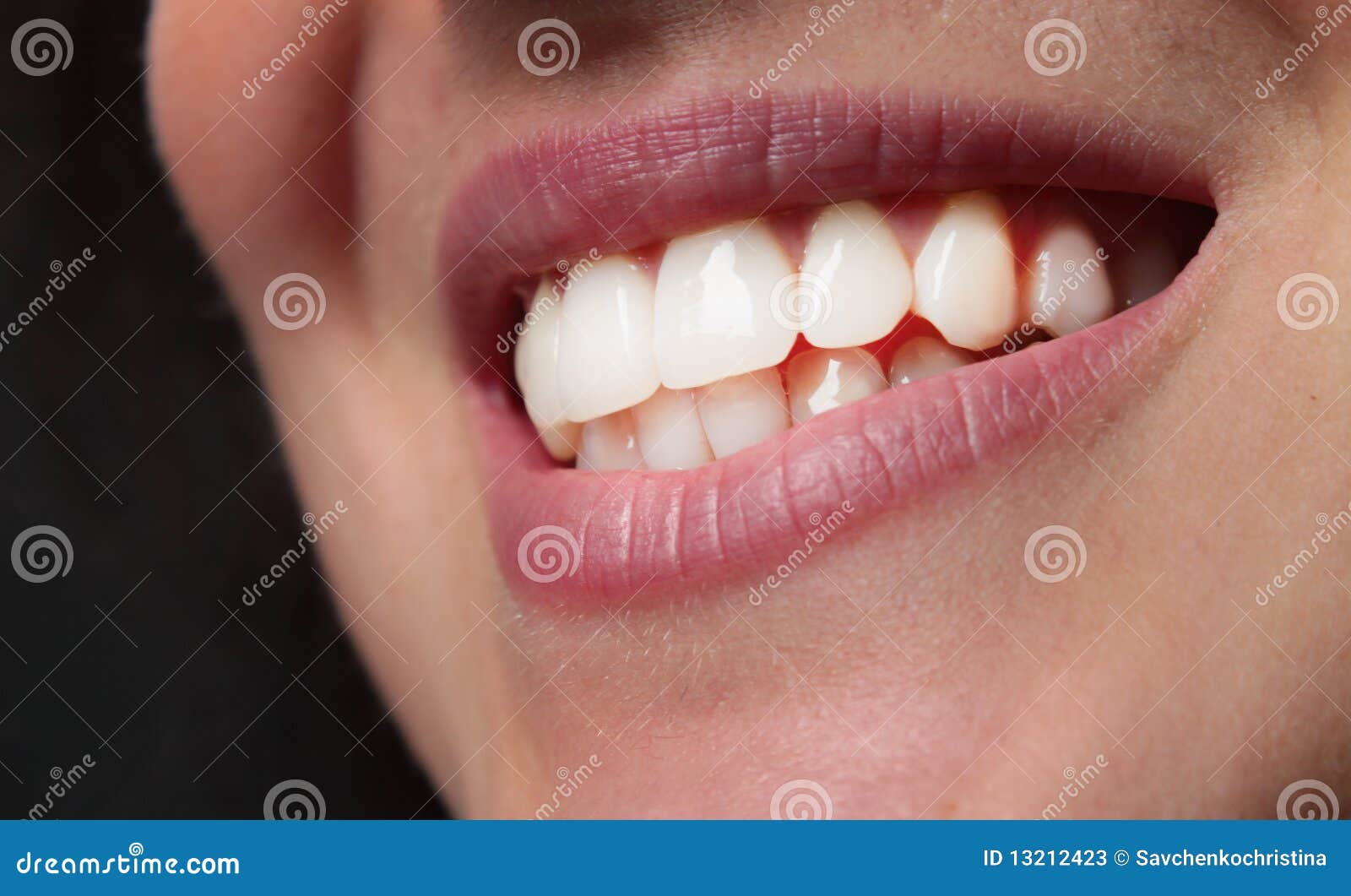 Woman teeth smiling mouth stock image. Image of beauty - 13212423