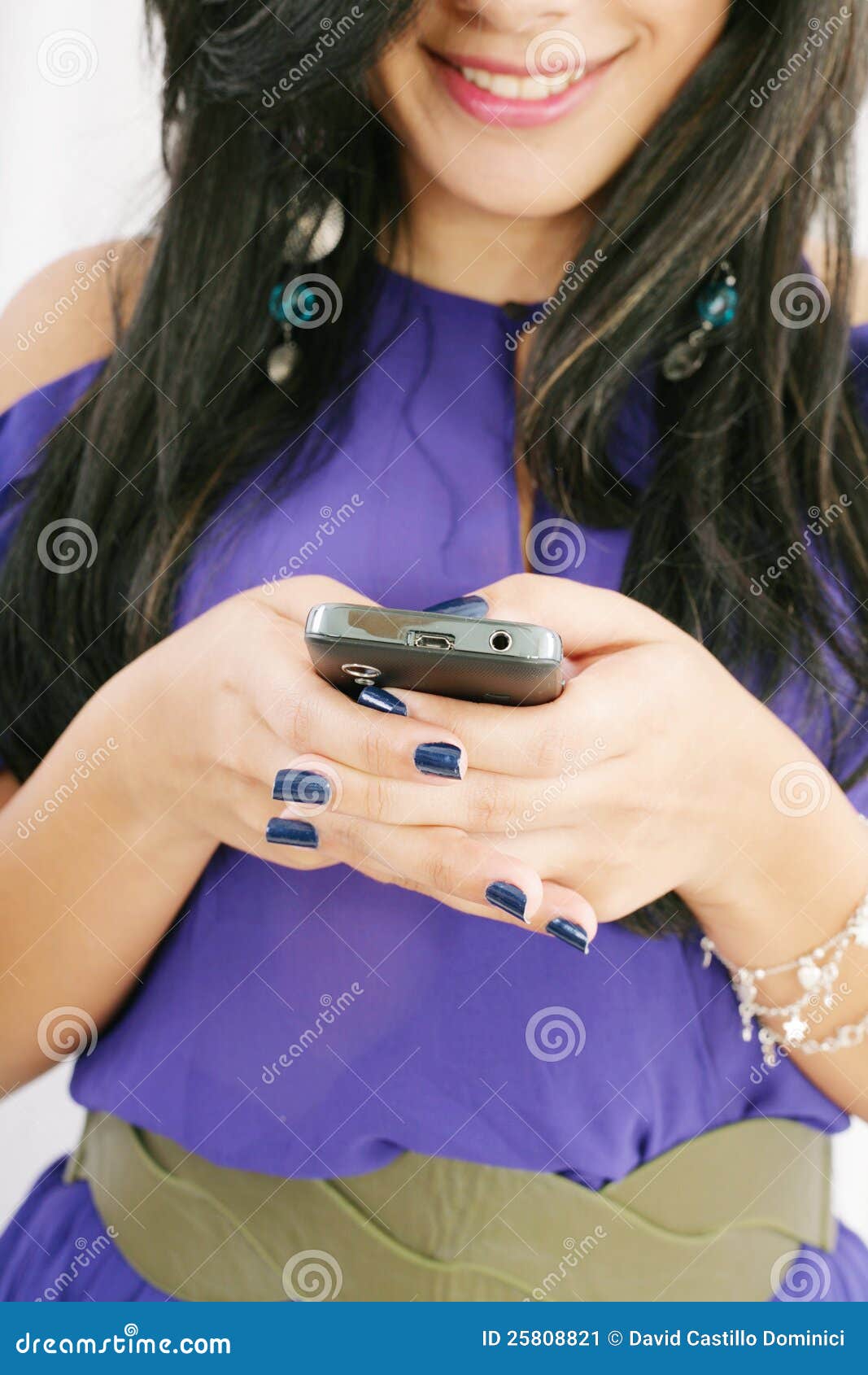 Woman text messaging stock image. Image of cheerful, internet - 25808821