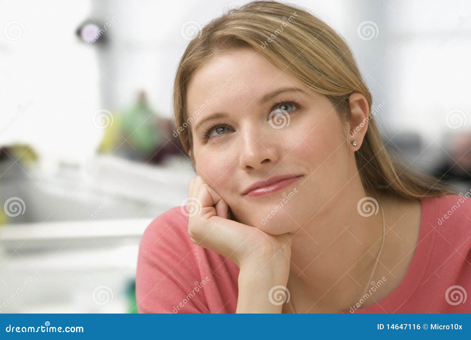 Woman Thinking stock photo. Image of gorgeous, looking - 14647116
