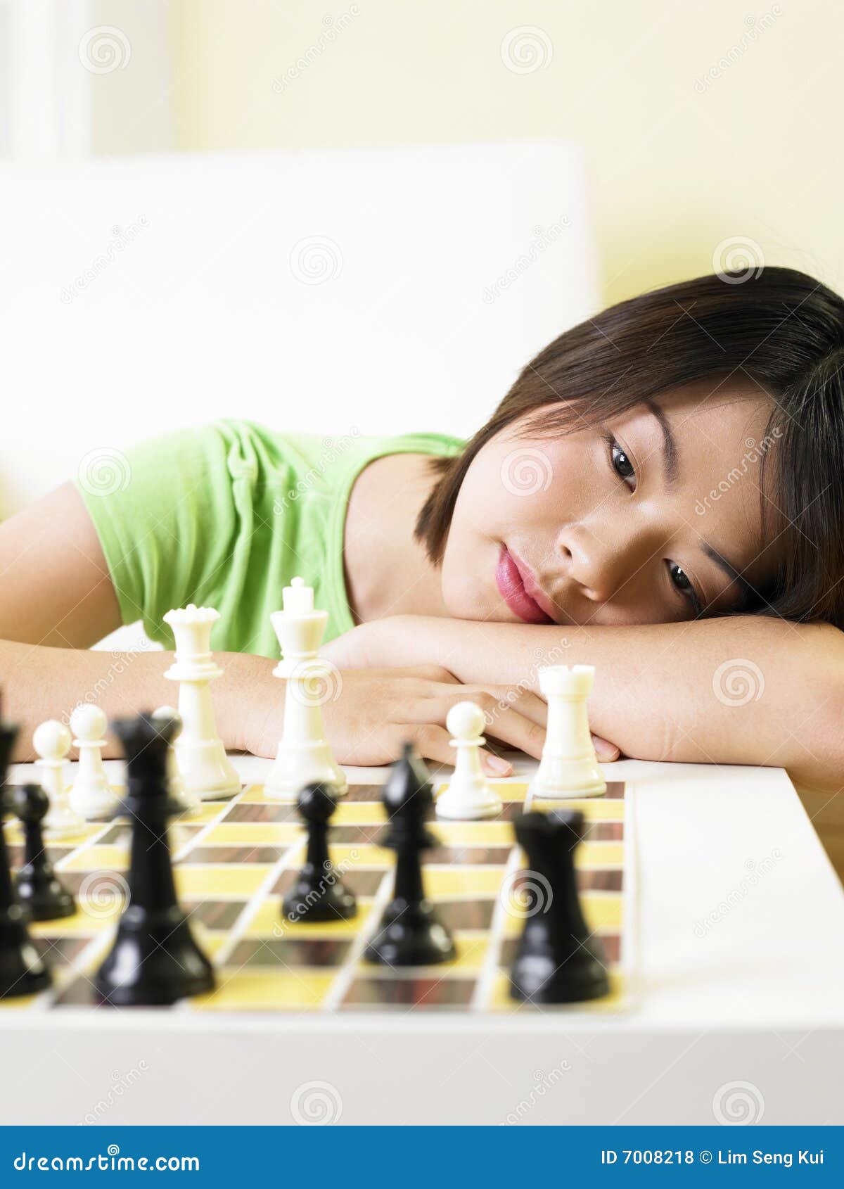 Woman Thinking for Next Move Stock Photo - Image of sitting, enjoyment ...