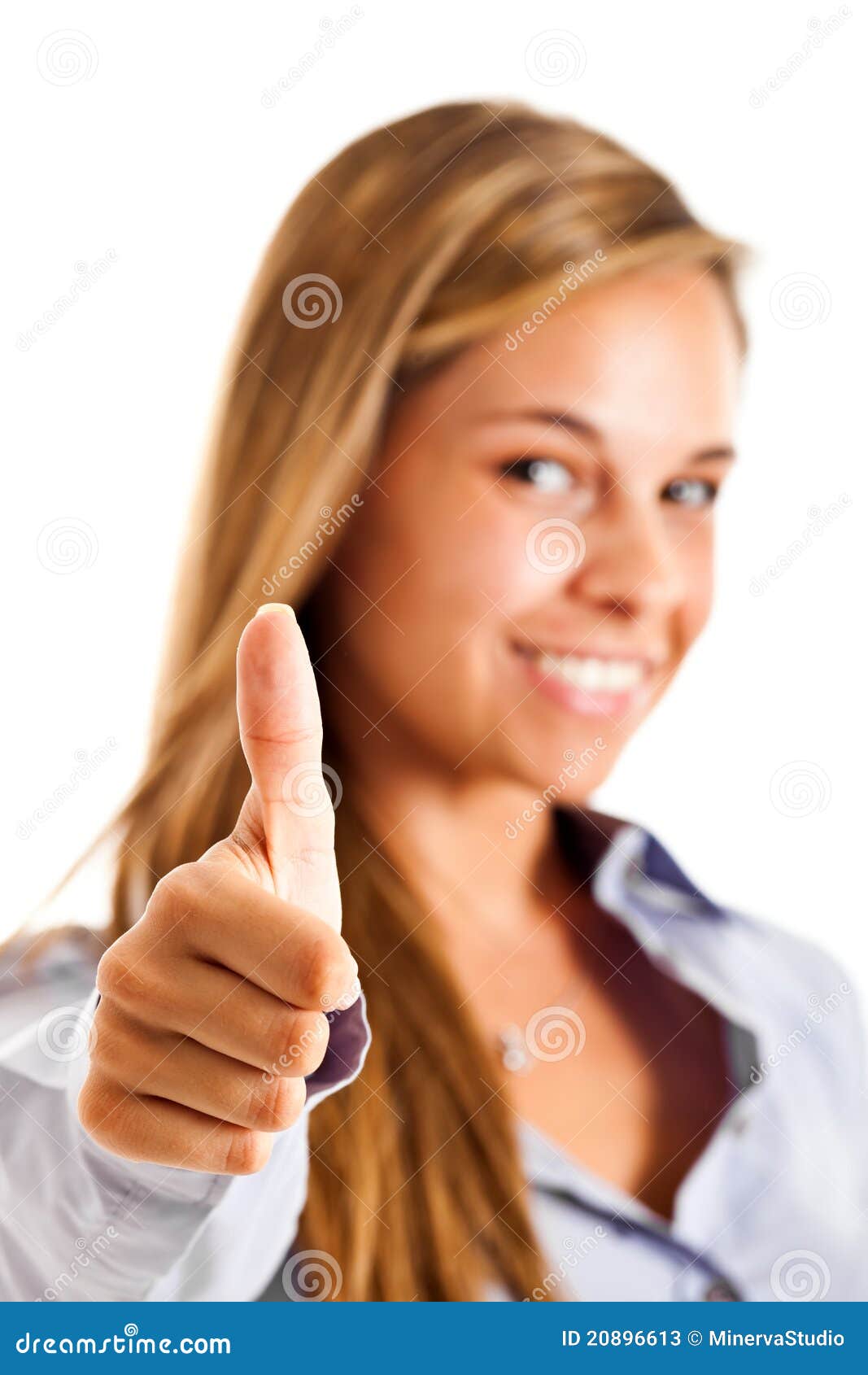 Woman thumbs up stock image. Image of person, thumbs - 20896613