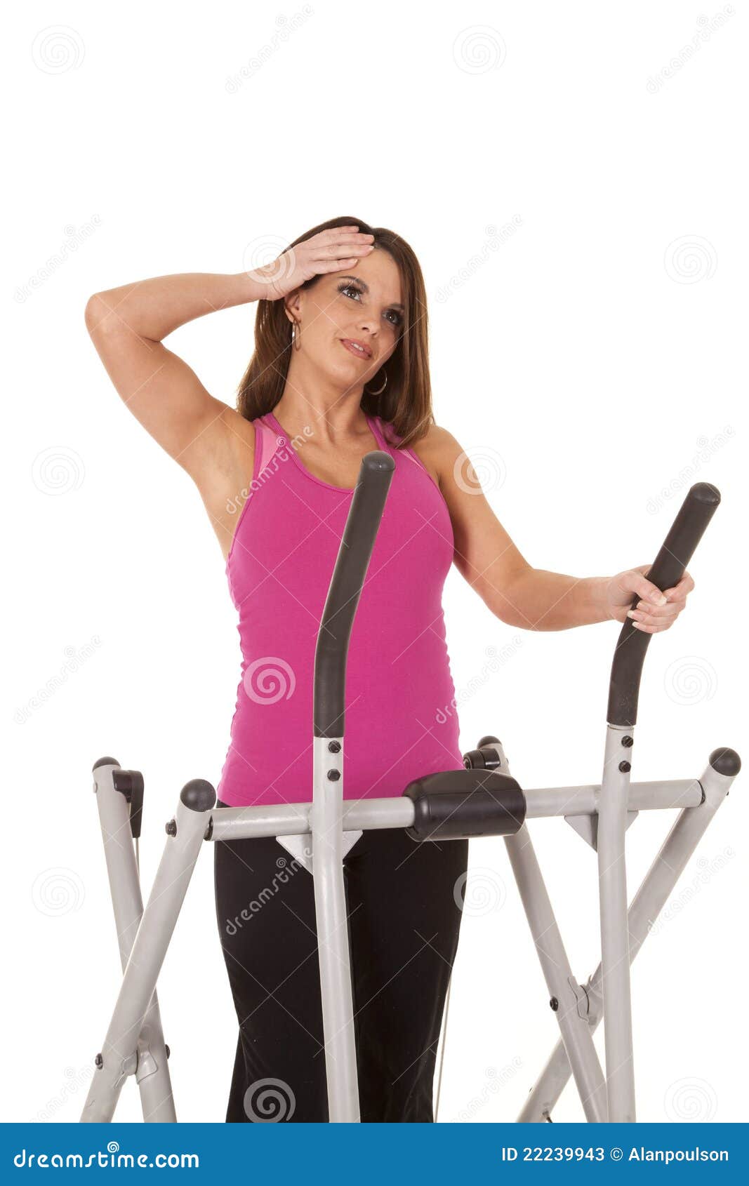 Woman Tired Walking Working Out Stock Image - Image of body, jogging ...