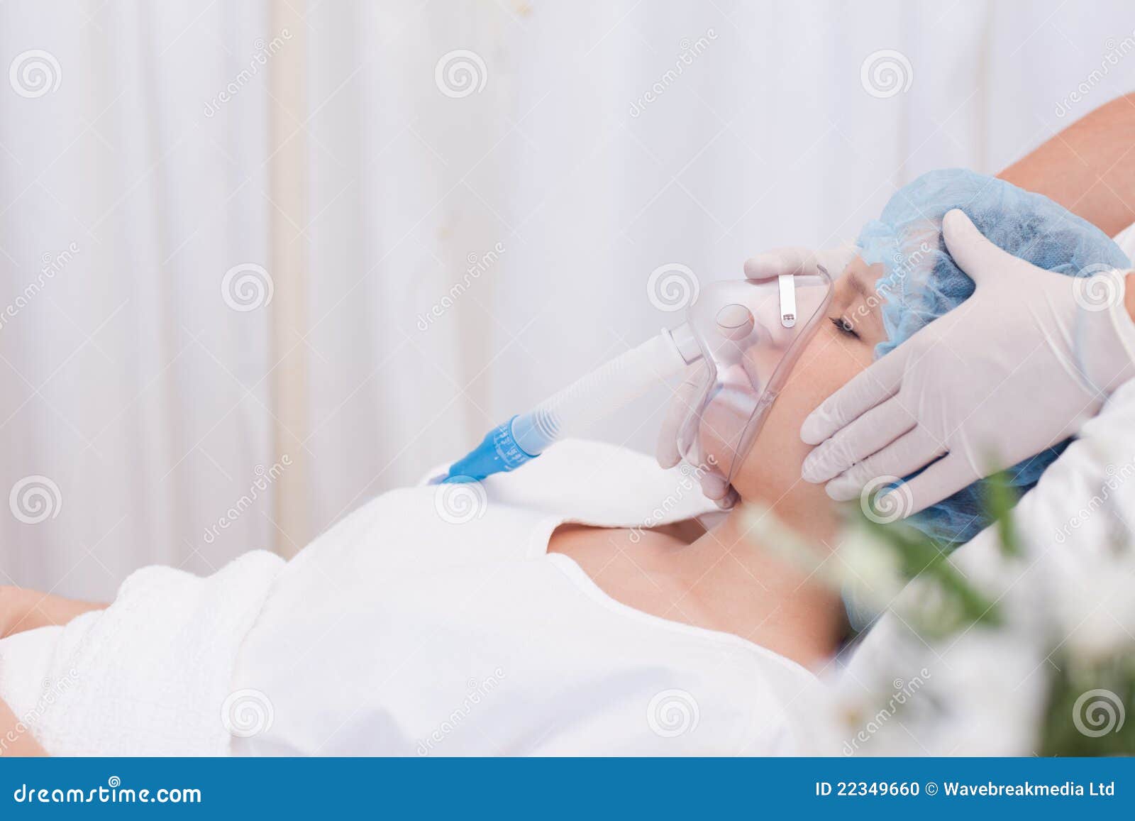 Woman about to get surgery stock photo. Image of surgery - 22349660