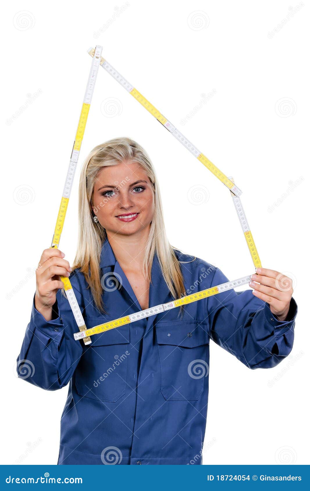 Woman with a tool mechanic stock photo. Image of apprentice - 18724054