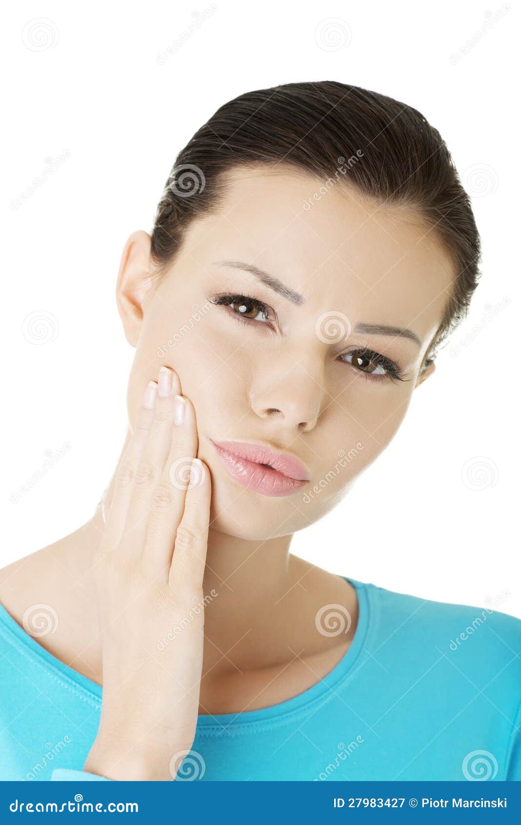Woman with toothache stock image. Image of head, hurt - 27983427