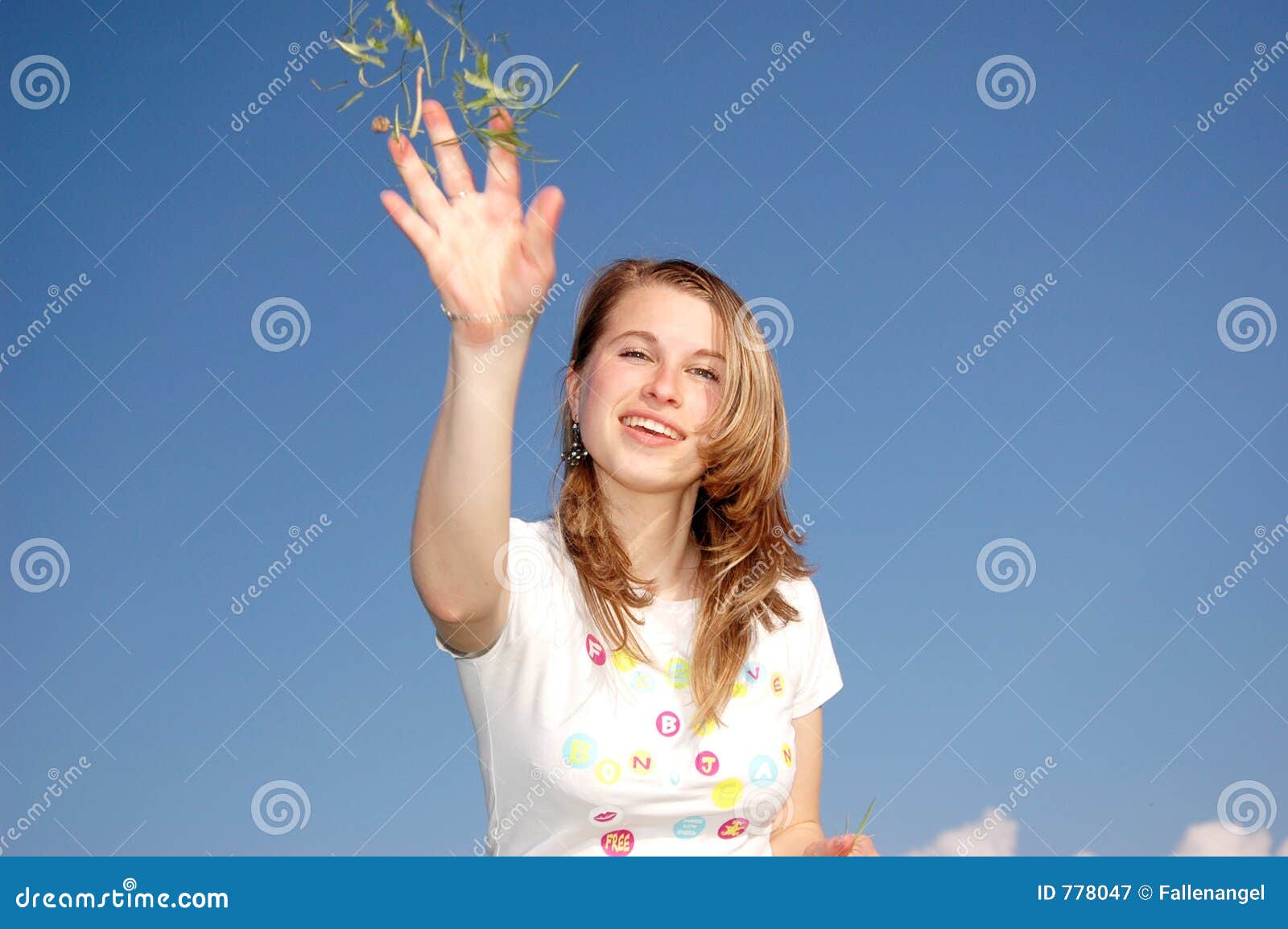 Woman Toss stock image. Image of face, girl, female, standing - 778047