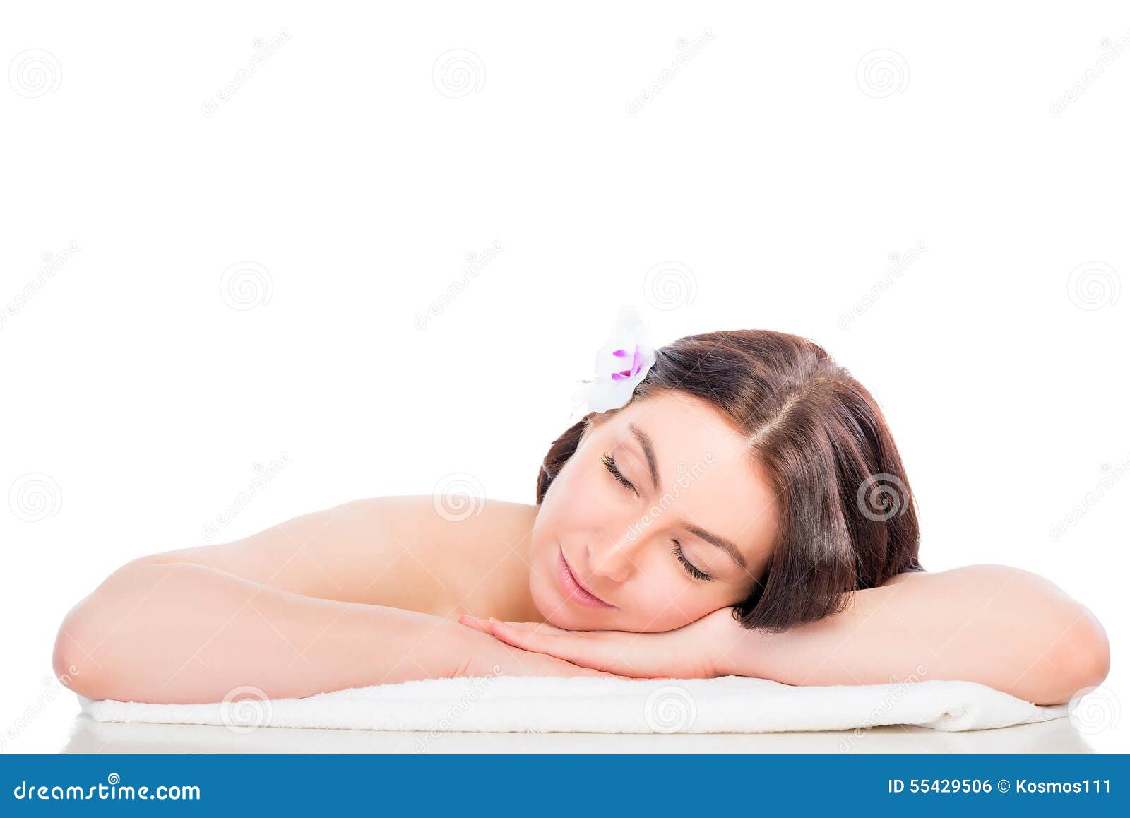 Woman Totally Relaxed in the Spa Stock Photo - Image of healthy, care ...