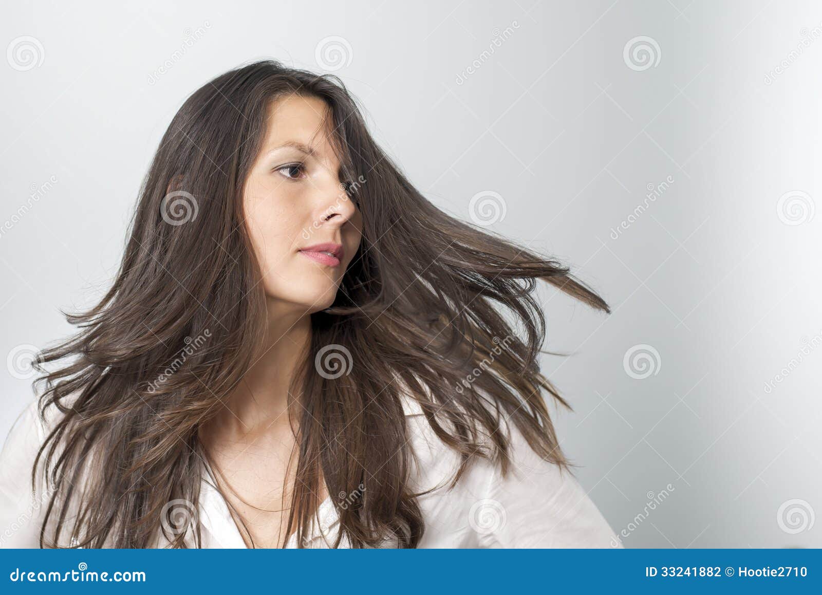Woman Turns Her Head Quickly Stock Photo - Image of skin, motion: 33241882