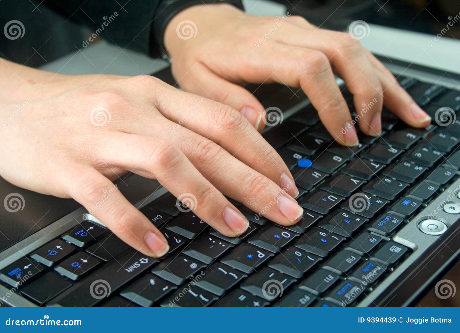 Woman typing stock image. Image of keypad, data, output - 9394439