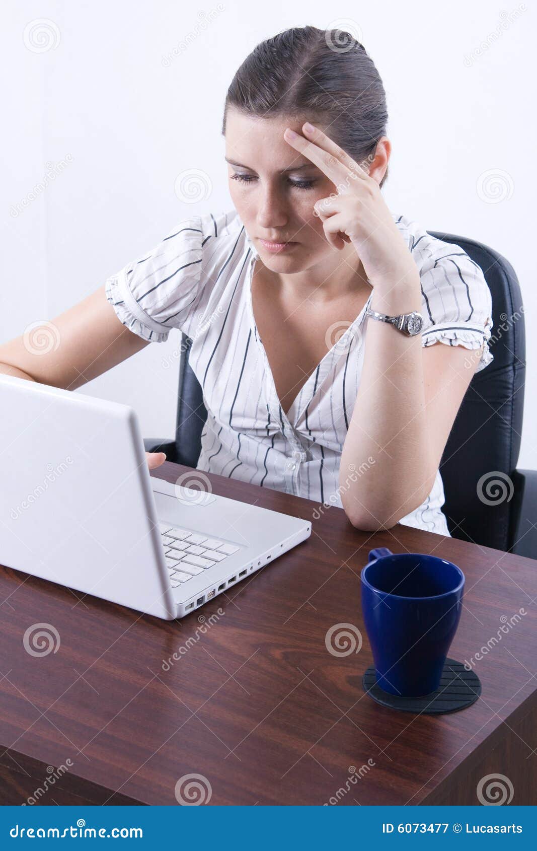 Woman typing on laptop stock image. Image of career, company - 6073477