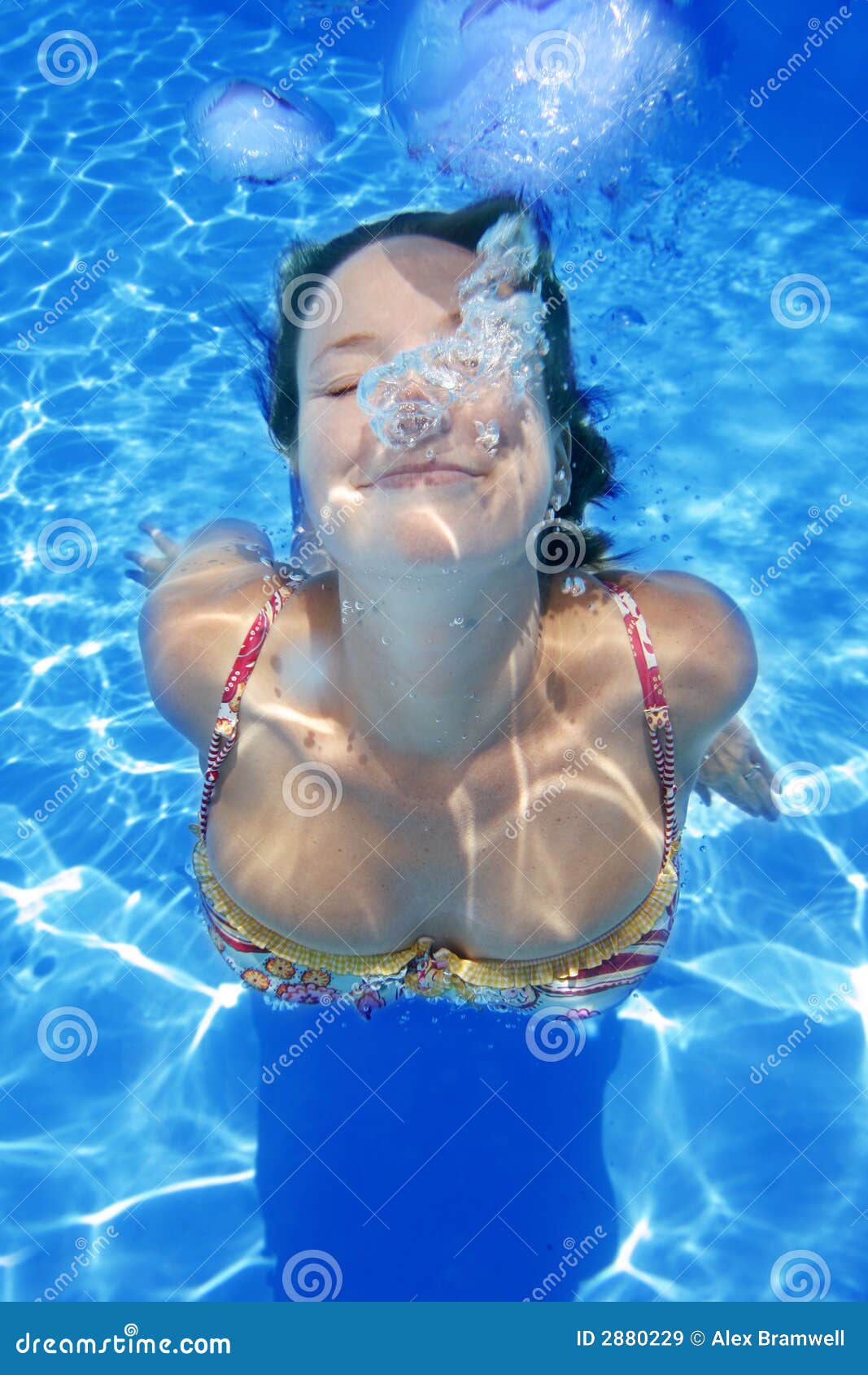 Woman Underwater Royalty Free Stock Images Image 2880229