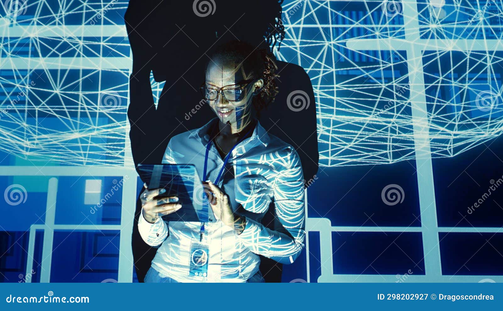 Woman Using AI Computing Simulation Stock Image - Image of innovation ... Woman Using AI Computing Simulation Stock Image - Image of innovation ...