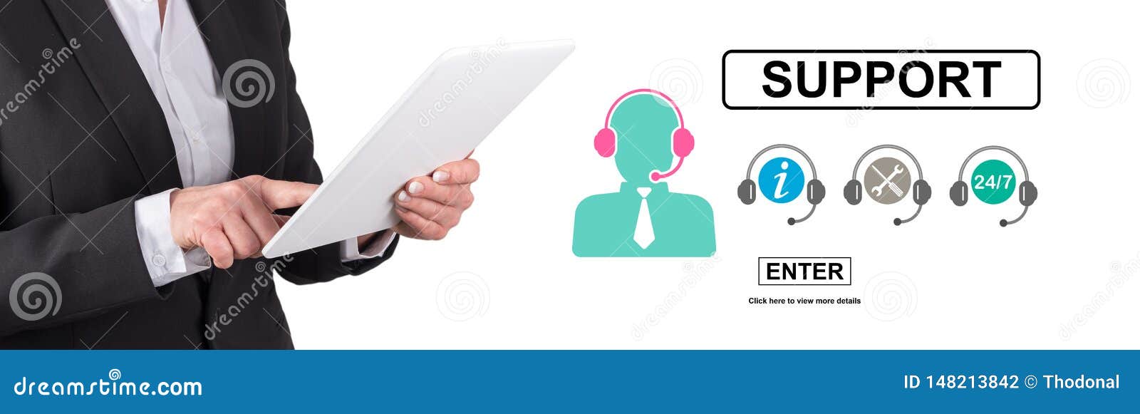 Concept of support stock photo. Image of hours, concept - 148213842