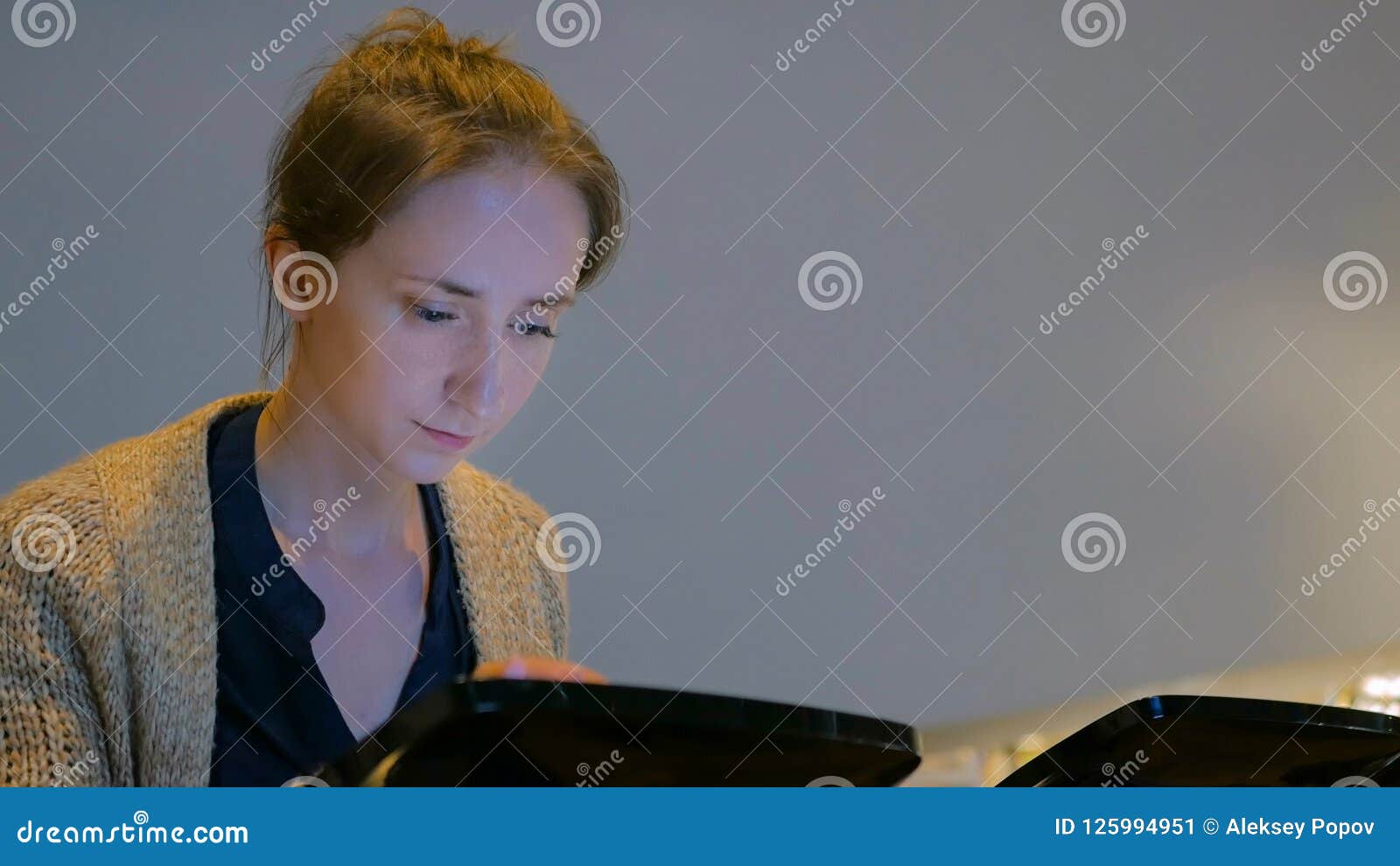 Woman Using Interactive Touchscreen Display Stock Image - Image of ... Woman Using Interactive Touchscreen Display Stock Image - Image of ...