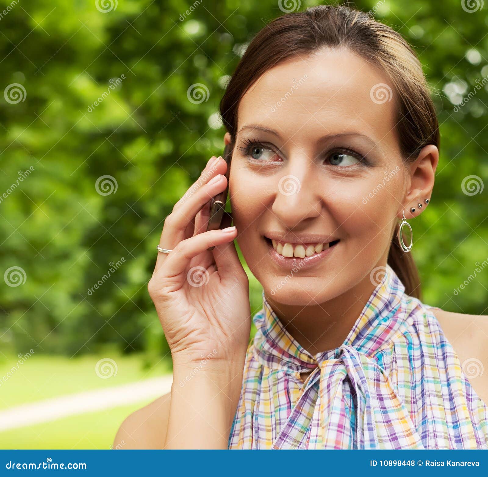 Woman using mobile phone stock photo. Image of electronic - 10898448