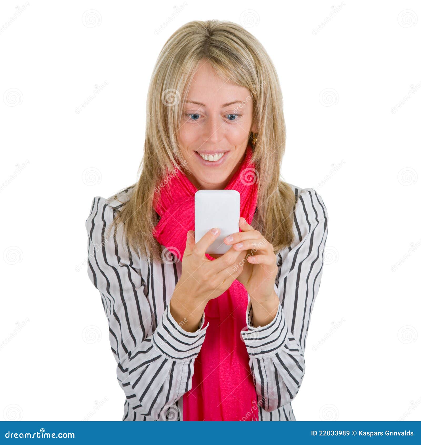 Woman using a smartphone stock image. Image of attractive - 22033989