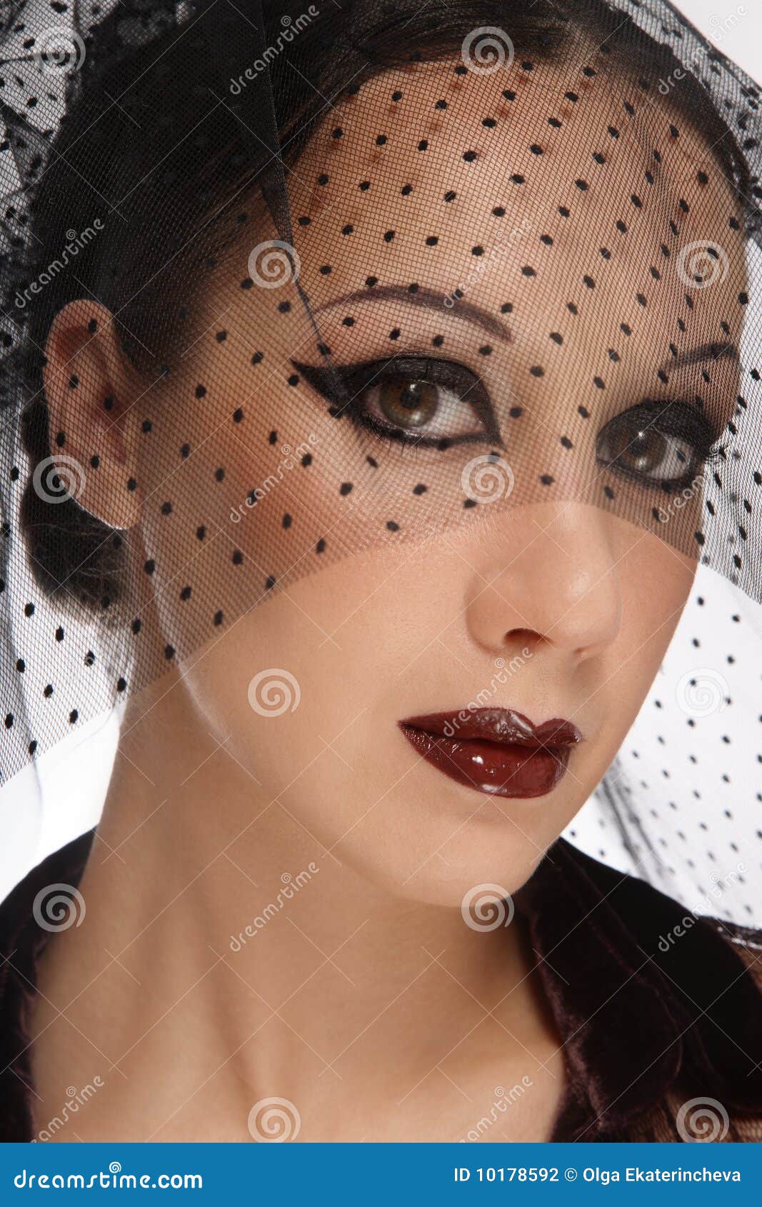 Woman with veil stock photo. Image of glamorous, allure - 10178592