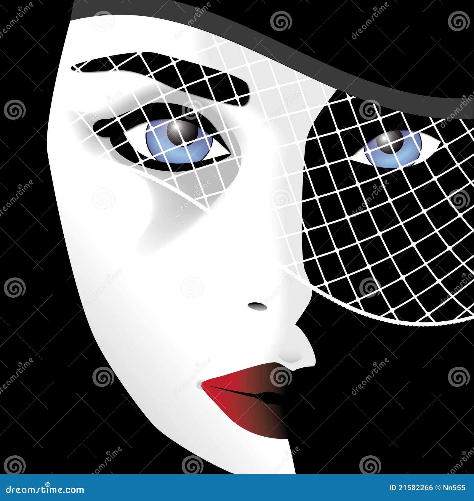 Veil Cartoon Vector | CartoonDealer.com #864733