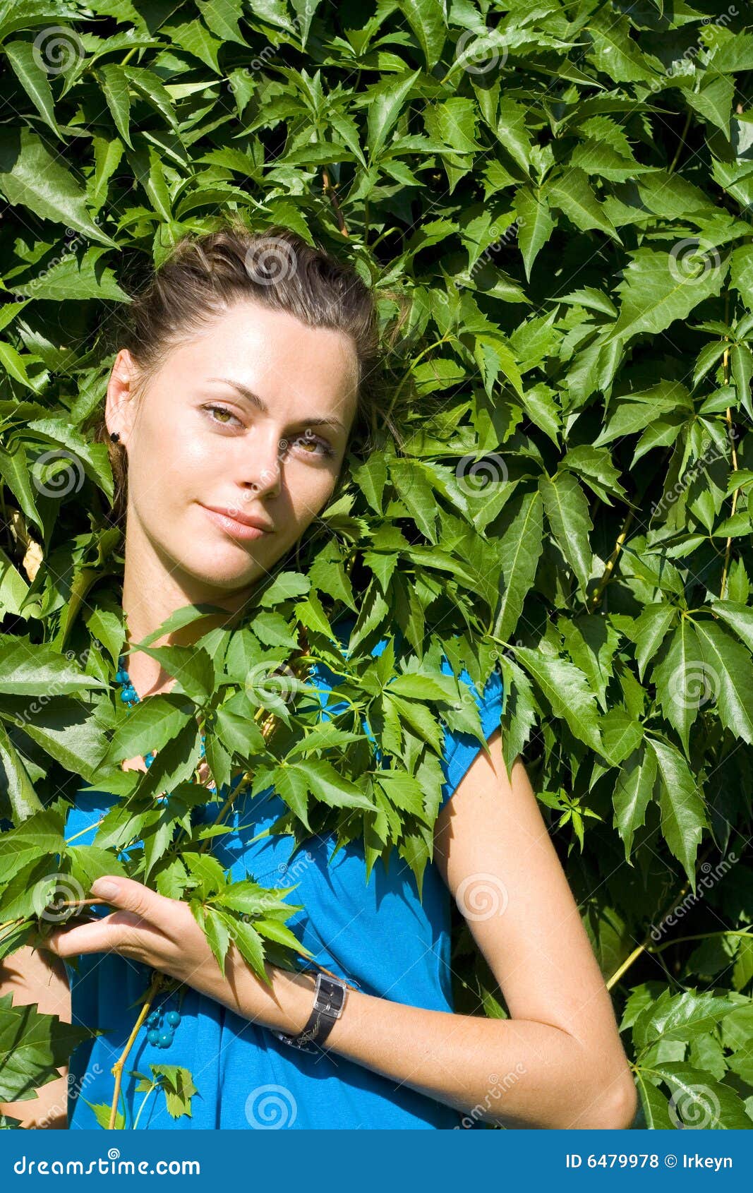 Woman With Vine Picture. Image: 6479978