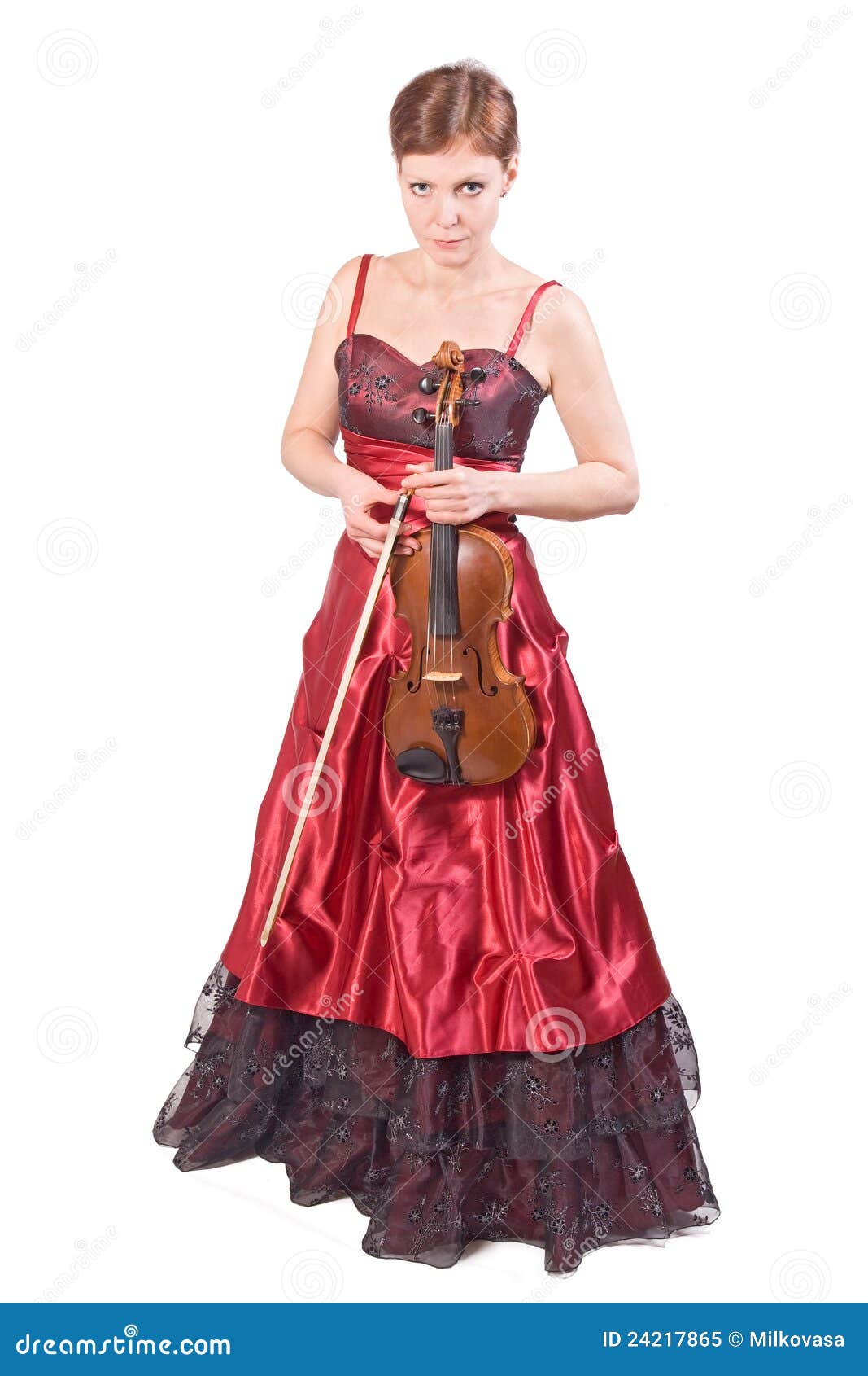 Woman with the viola stock image. Image of instrumental - 24217865