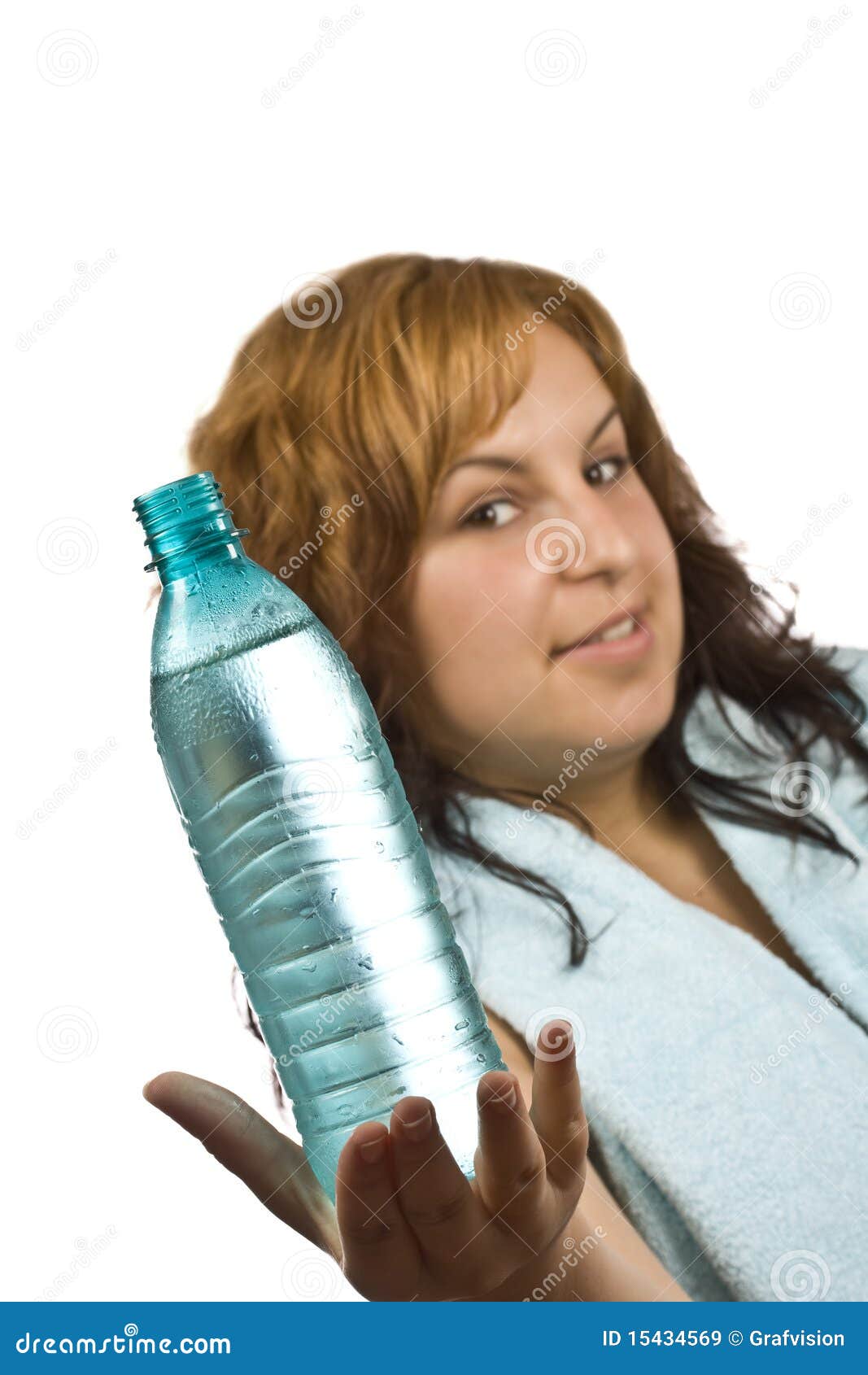 Woman and water stock image. Image of freshness, drink - 15434569