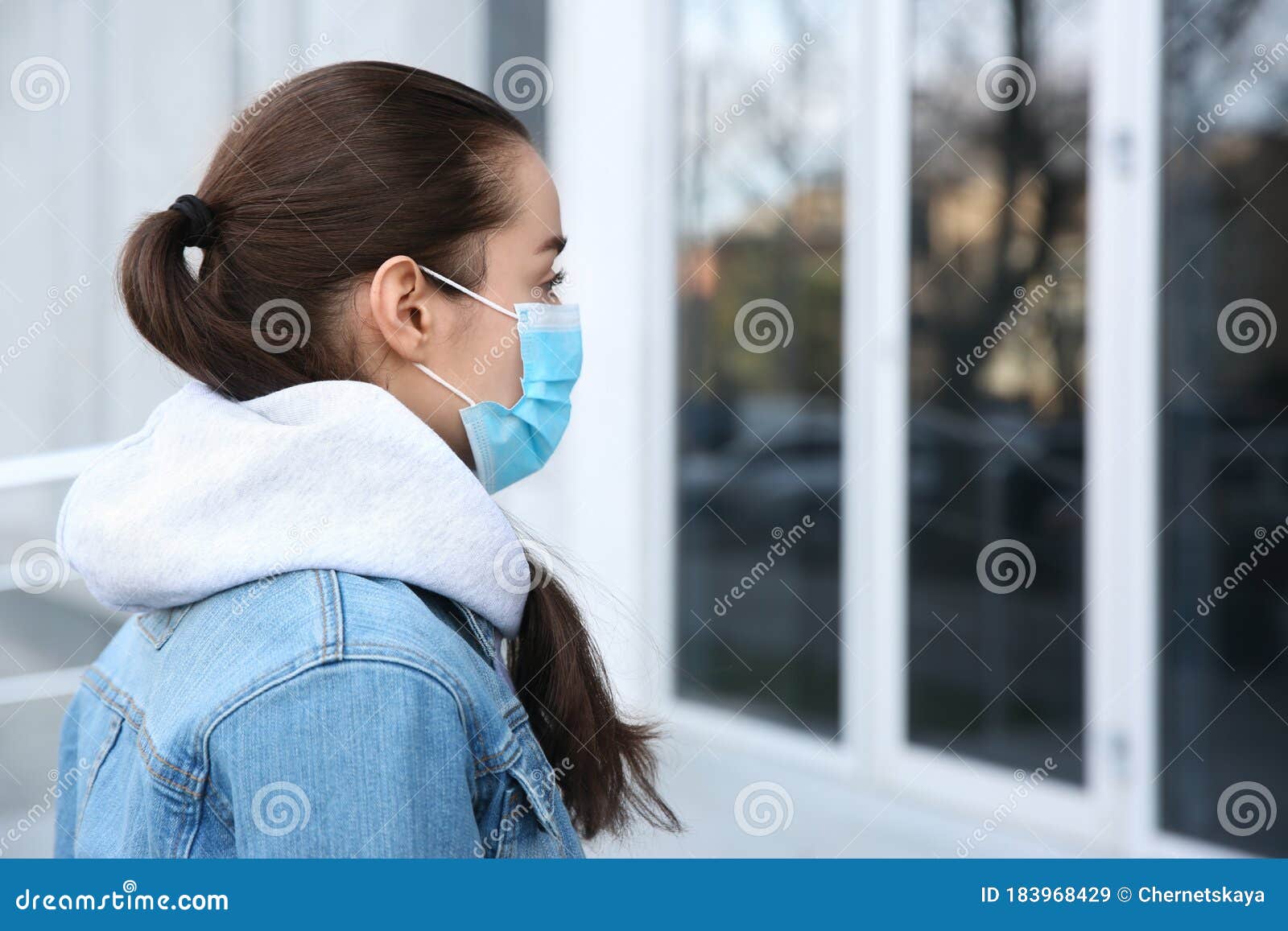 Woman Wearing Disposable Mask. Dangerous Virus Stock Image - Image of ... Woman Wearing Disposable Mask. Dangerous Virus Stock Image - Image of ...