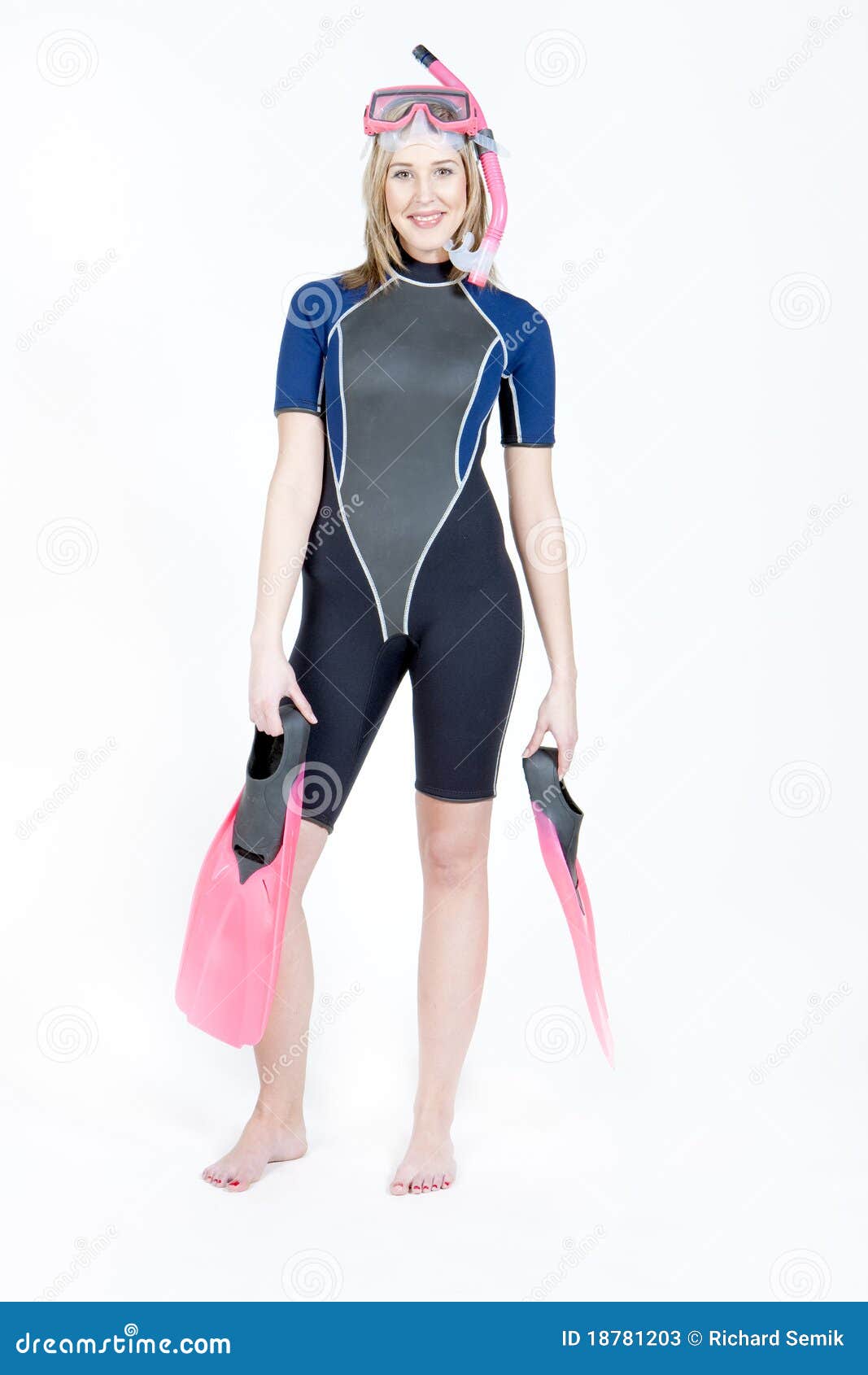 Woman wearing neoprene stock image. Image of goggles - 18781203