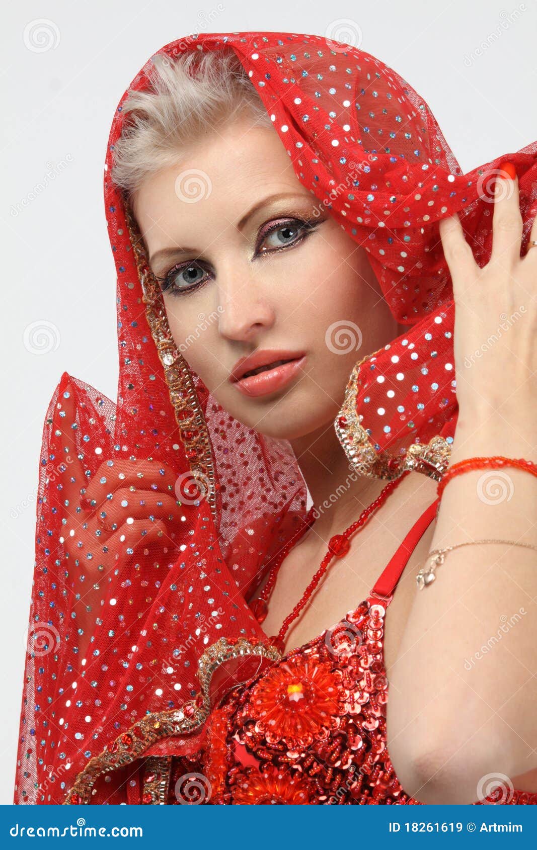 Woman with a weary look stock image. Image of fashion - 18261619