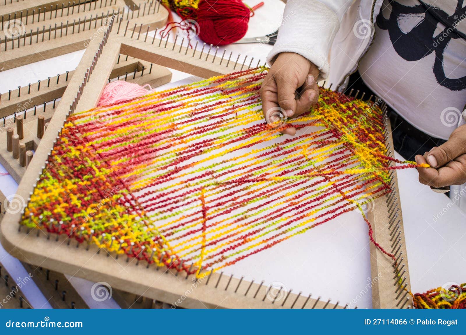 Woman Weaver stock photo. Image of cloth, peru, design - 27114066