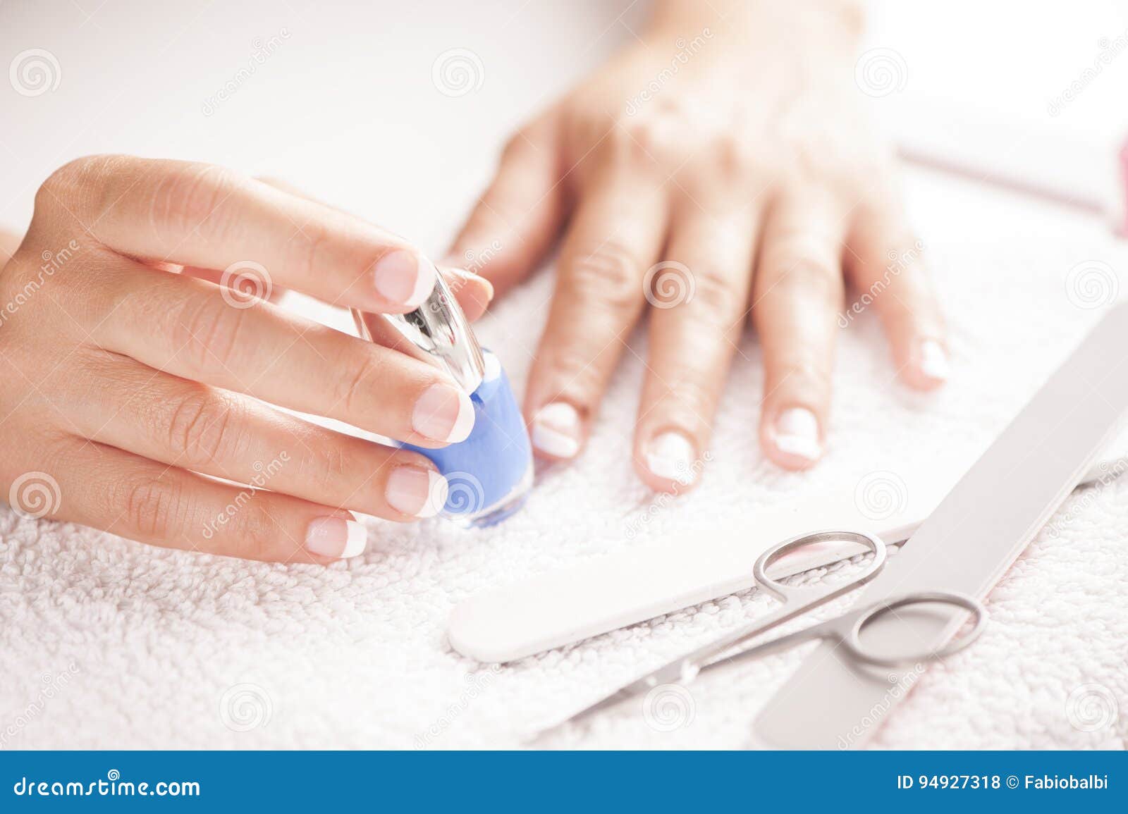 Woman with Well Manicured Nails Stock Photo - Image of fashion, polish ...