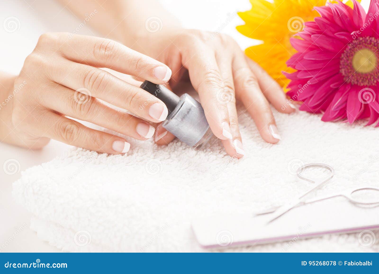 Woman with Well Manicured Nails Stock Photo - Image of luxury ...