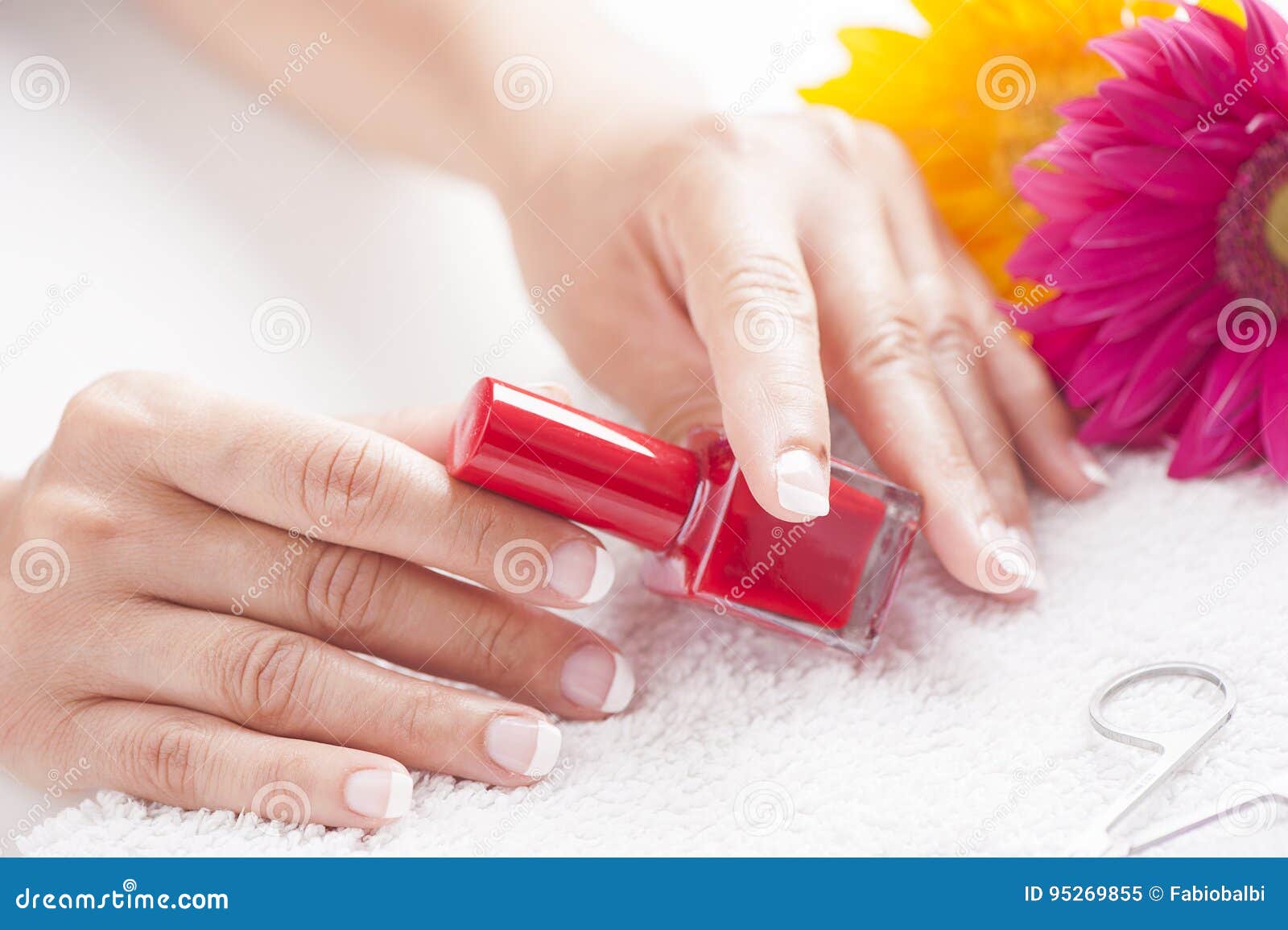 Woman with Well Manicured Nails Stock Image - Image of luxury ...