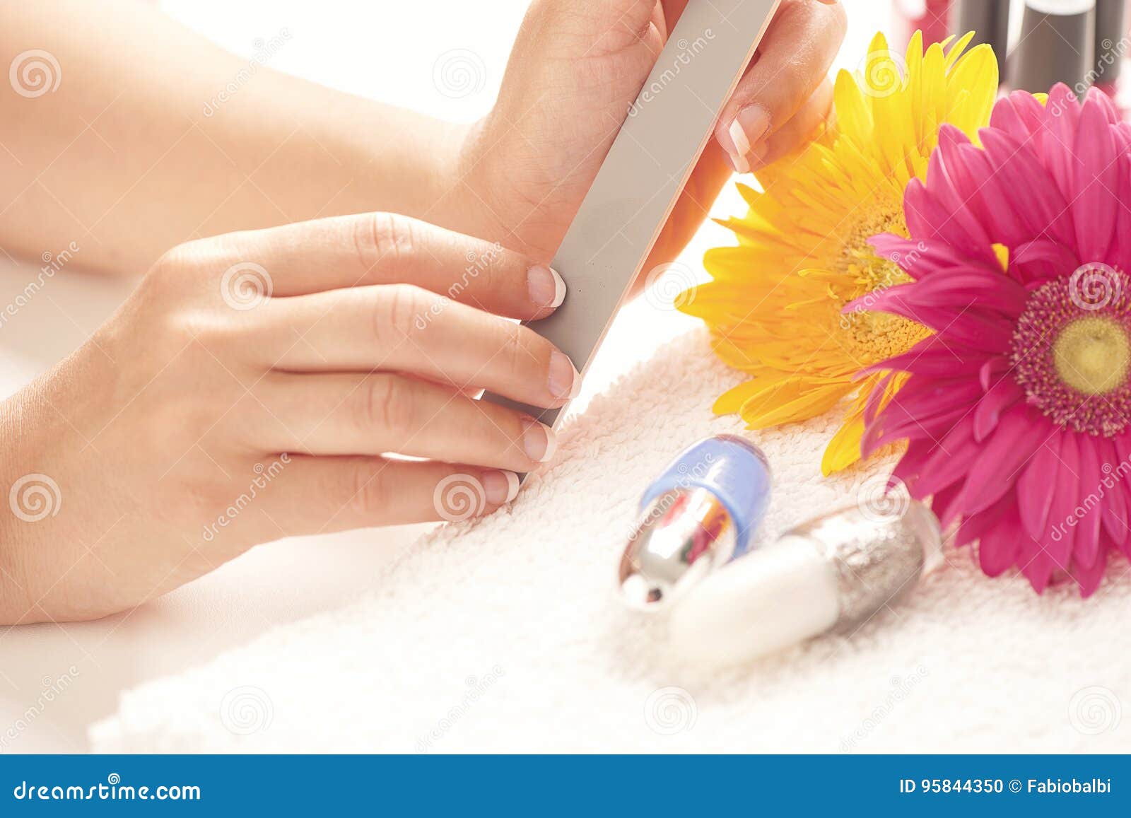 Woman with Well Manicured Nails Stock Photo - Image of cosmetics, care ...