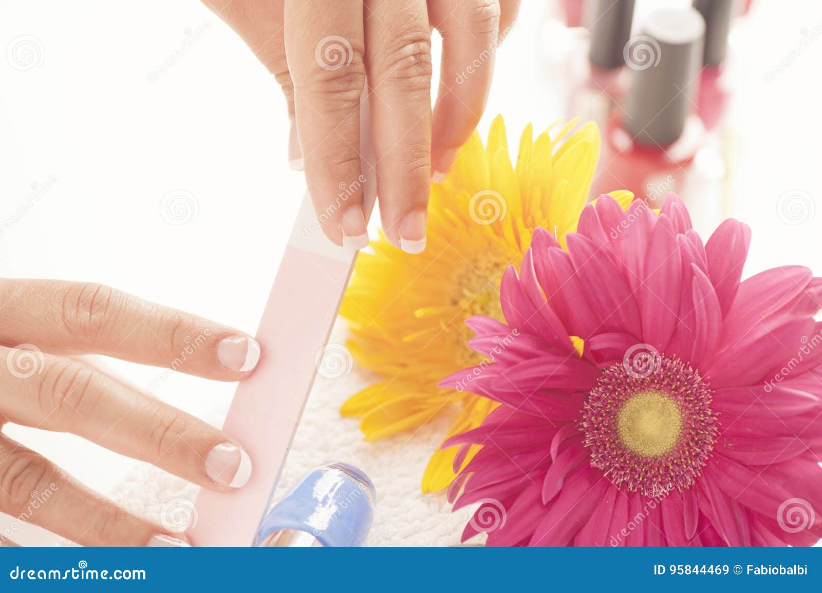 Woman with Well Manicured Nails Stock Image - Image of fashion ...