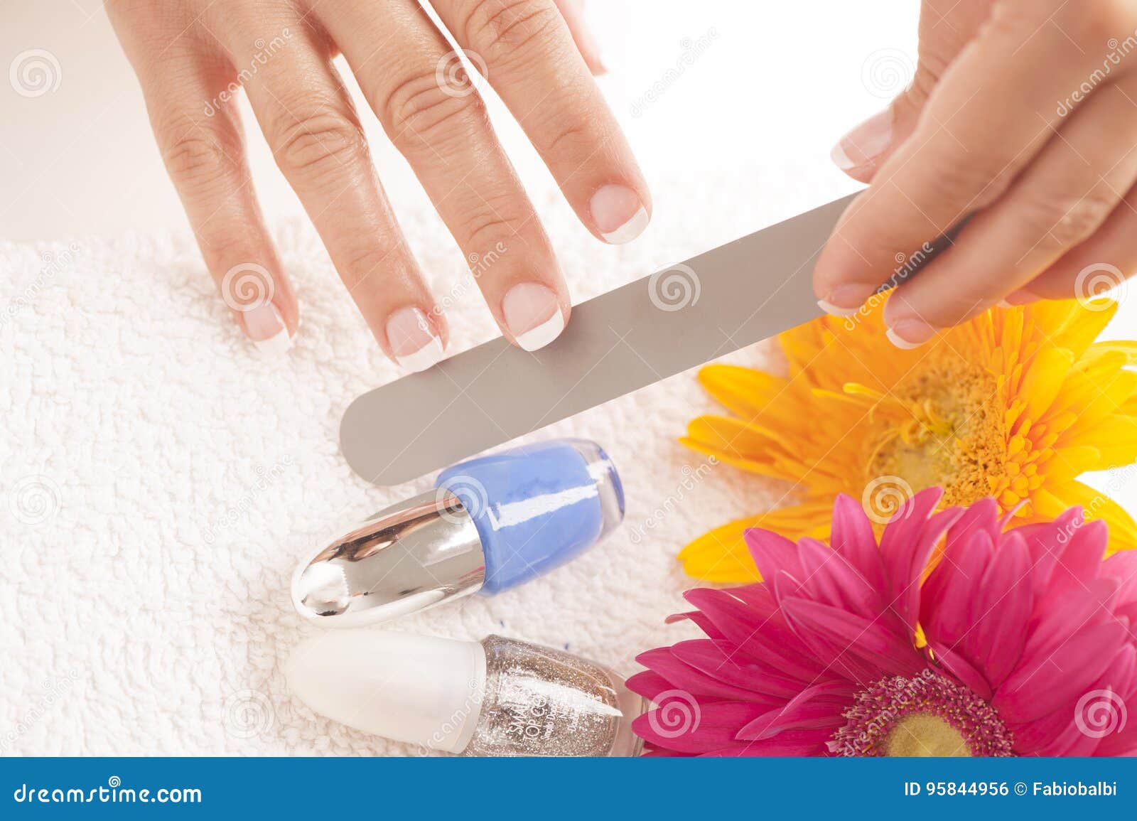 Woman with Well Manicured Nails Stock Photo - Image of women, female ...