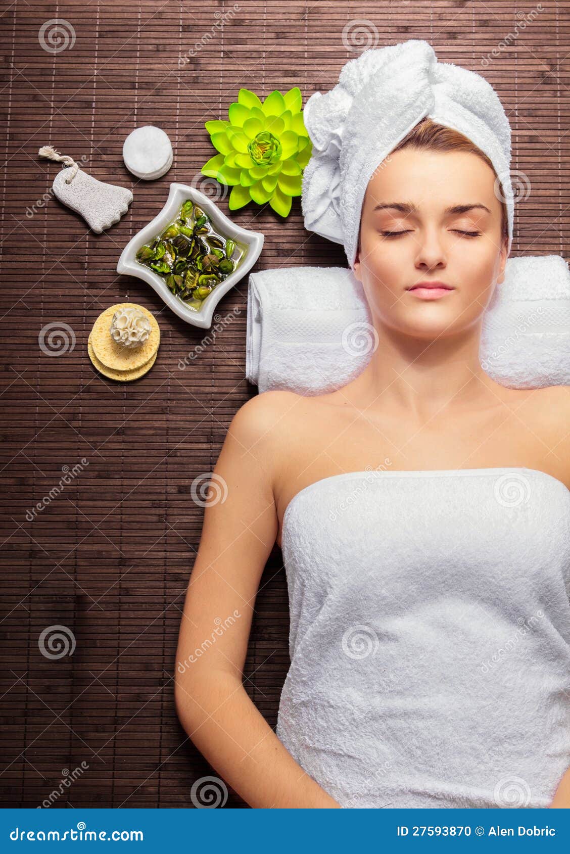 Woman in wellness stock photo. Image of relaxation, clean - 27593870