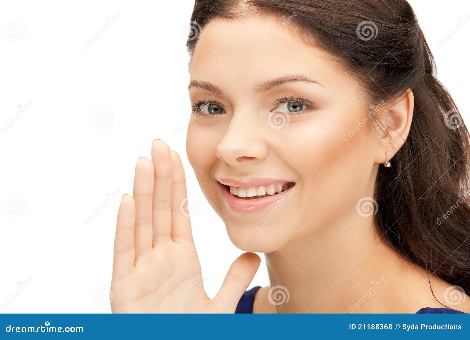 Woman whispering gossip stock photo. Image of female - 21188368