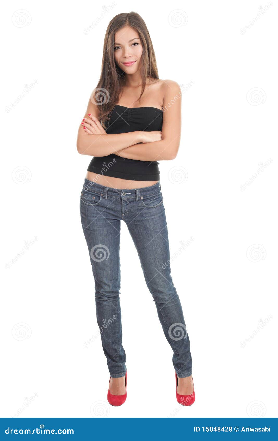 Woman on white background stock photo. Image of people - 15048428