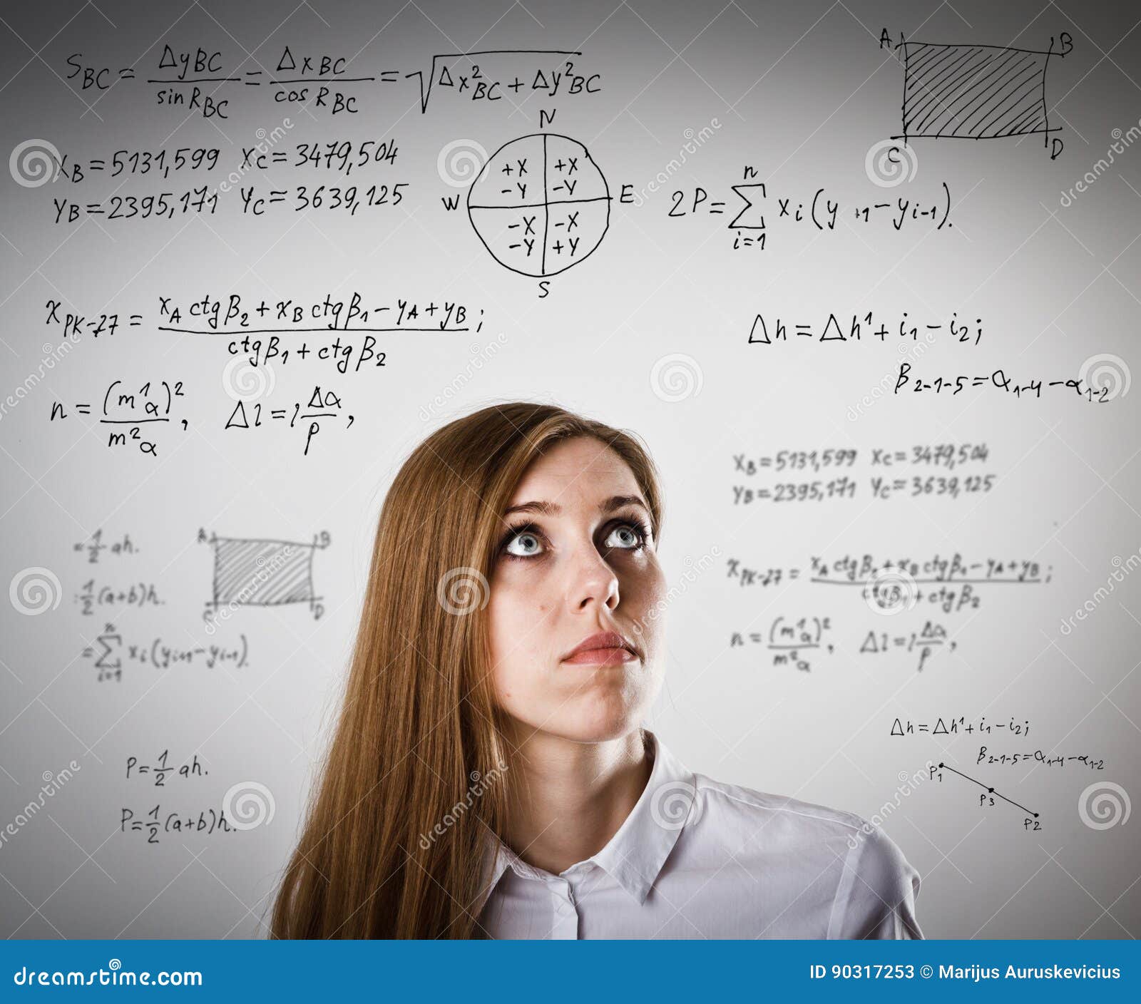 Solving The Equation Royalty-Free Stock Photo | CartoonDealer.com #19902435